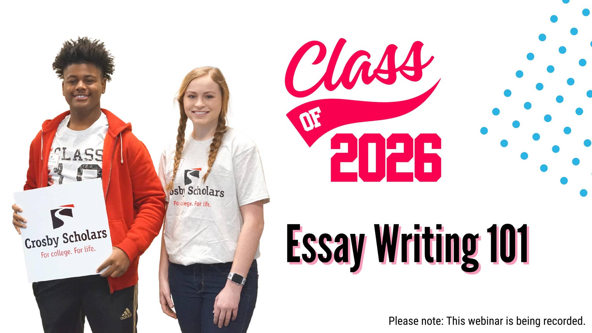 Essay Writing 101 - Class of 2026 (presentation slides) by Crosby ...