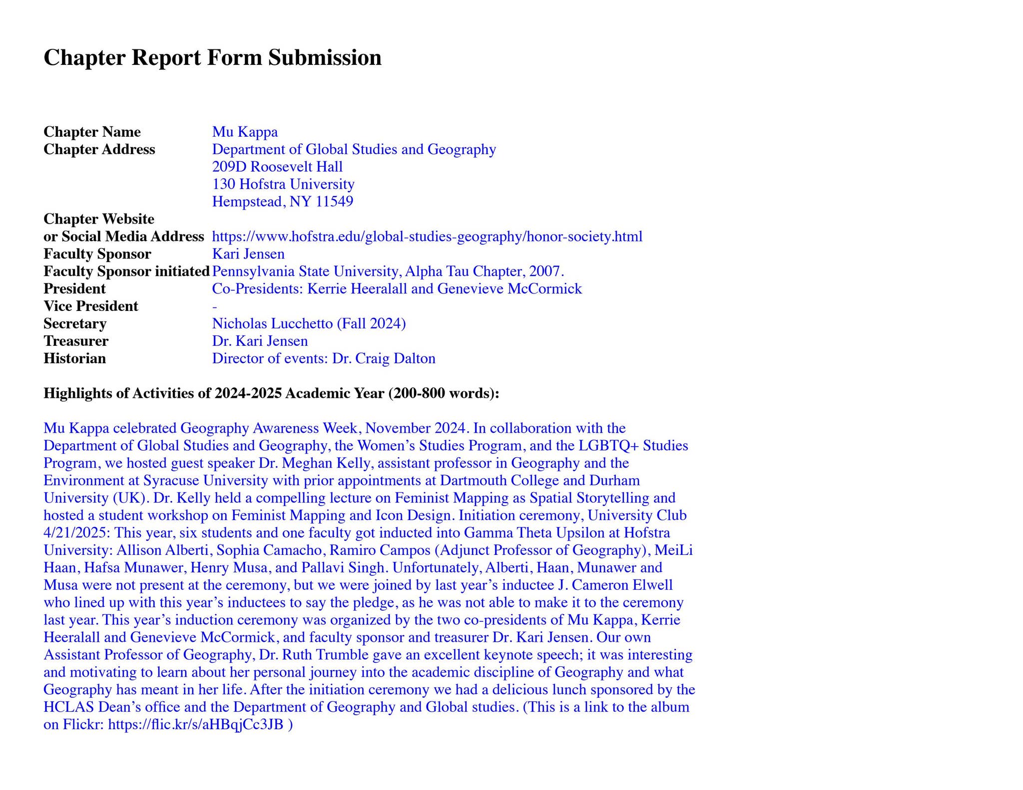 GTU Chapter Report 2024-25 by Hofstra University - Issuu