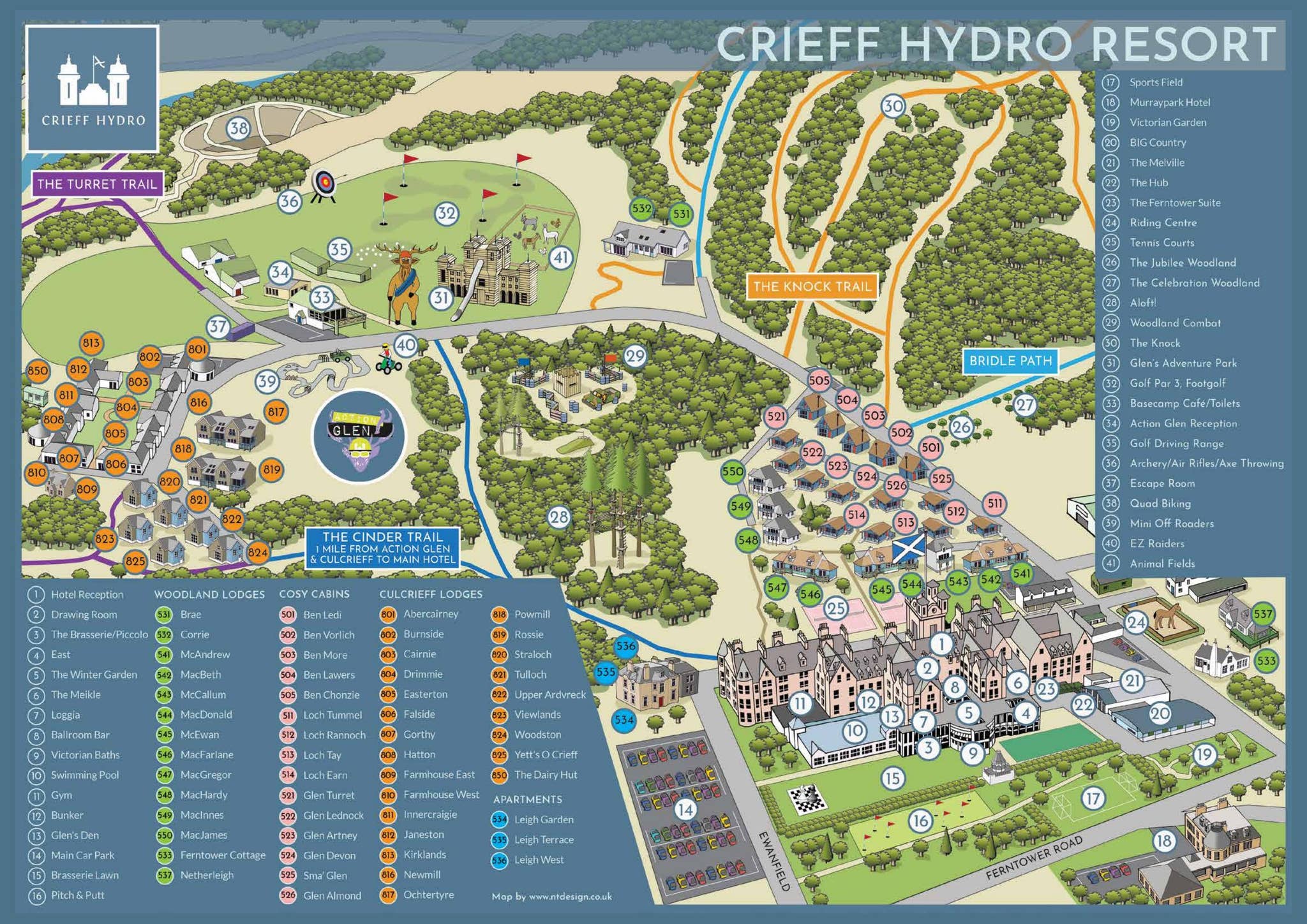 Crieff Hydro Resort Map by Crieff Hydro Family of Hotels - Issuu