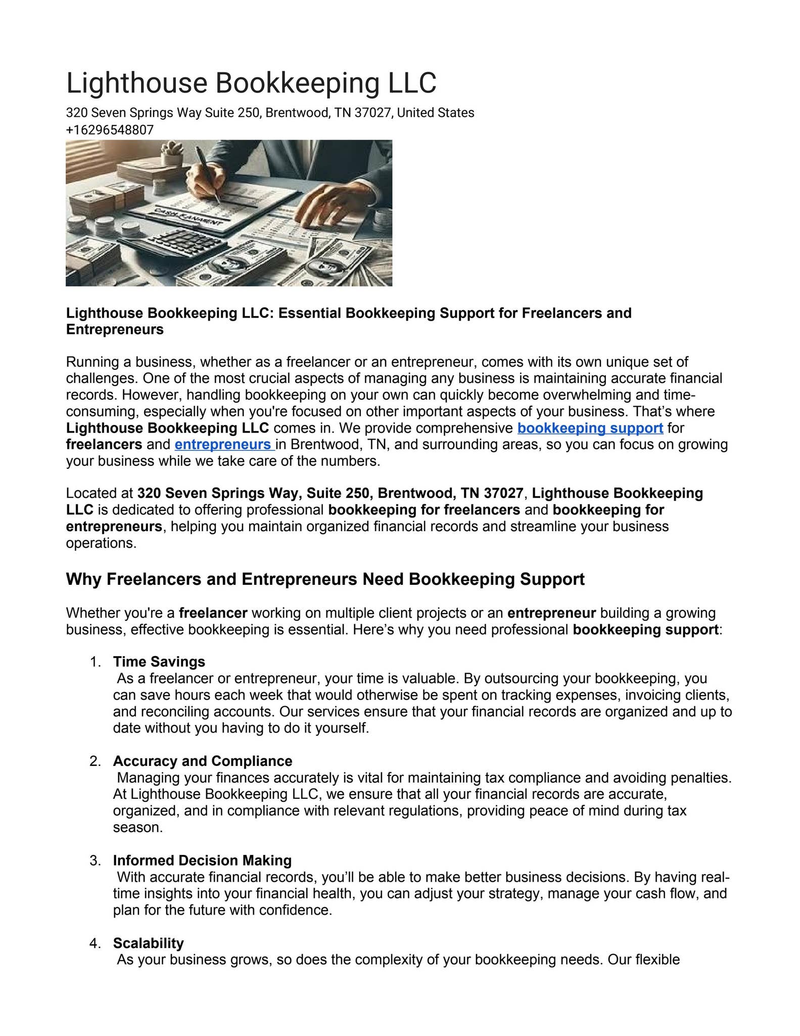 Lighthouse Bookkeeping LLC by IntegratedFireAlarms - Issuu