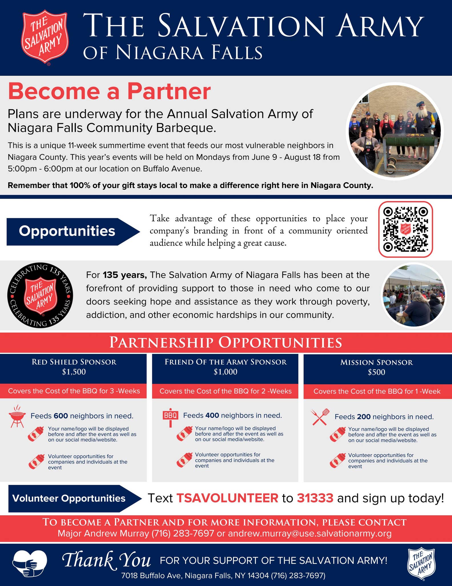 Niagara Falls BBQ Partnerships by The Salvation Army Empire State Division - Issuu
