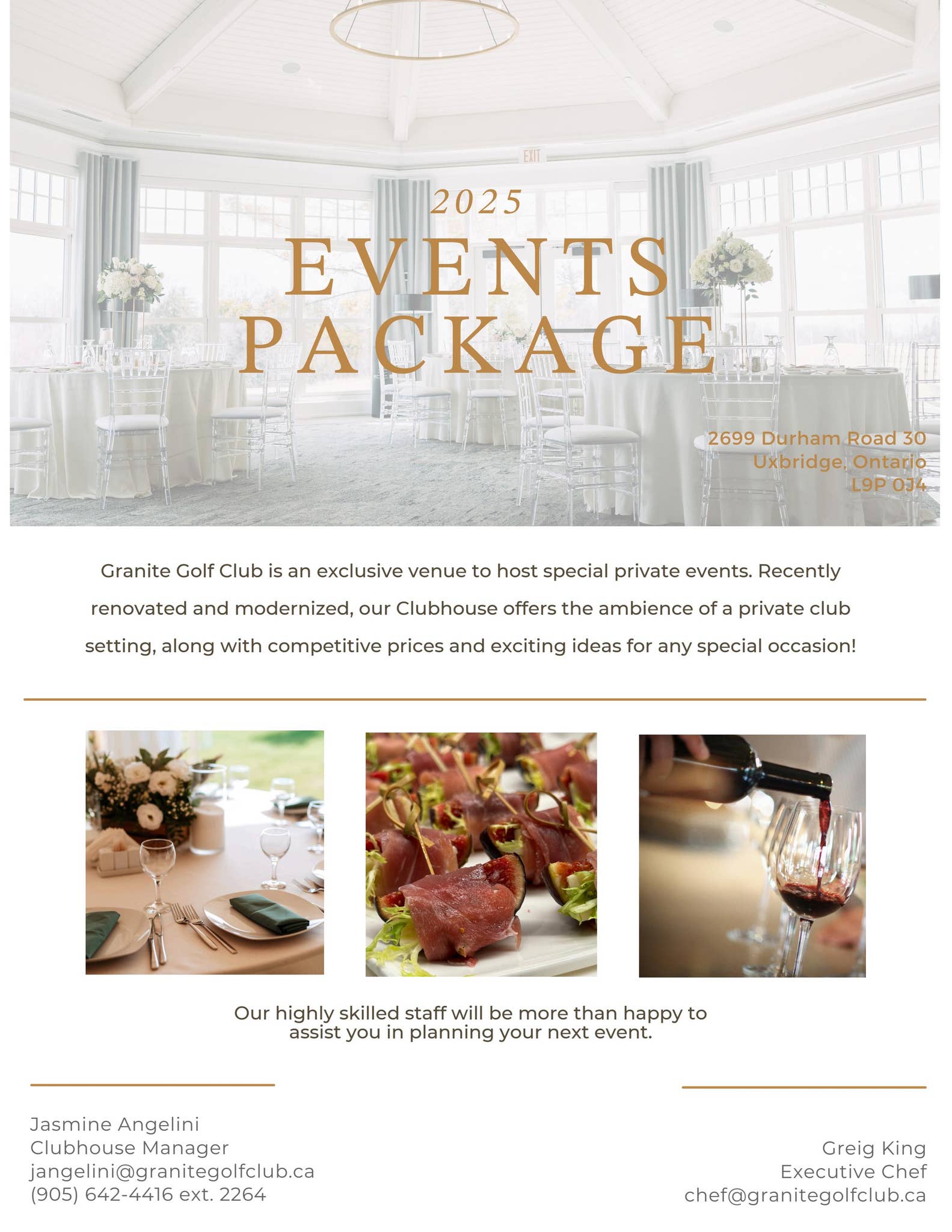 Special Event Package 2025 by GraniteGC - Issuu