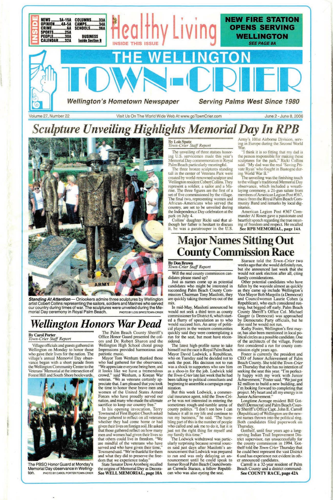 Town-Crier Newspaper June 2, 2006 by Wellington The Magazine LLC - Issuu