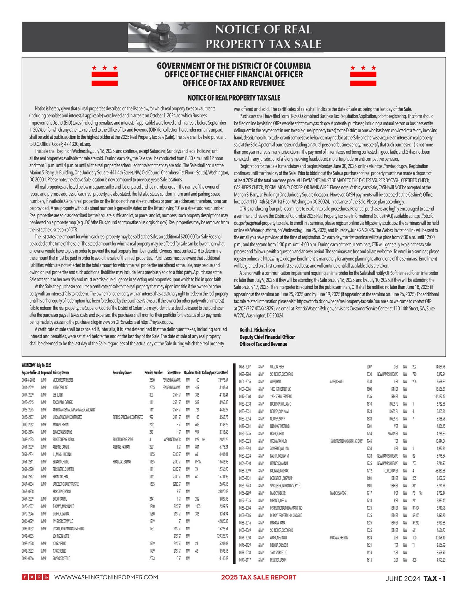 2025 DC Tax Sale by The Washington Informer - Issuu