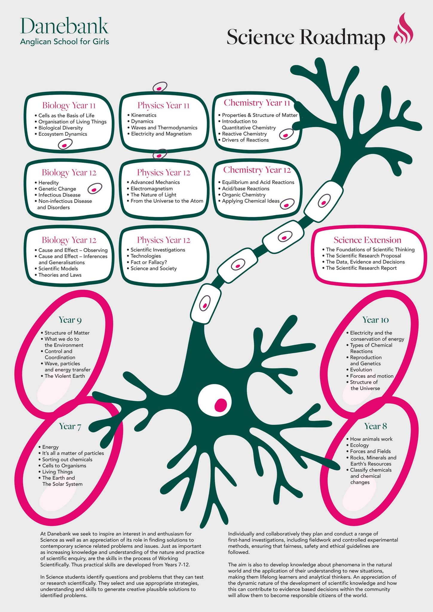Danebank Science RoadMap by DanebankAnglicanSchool - Issuu