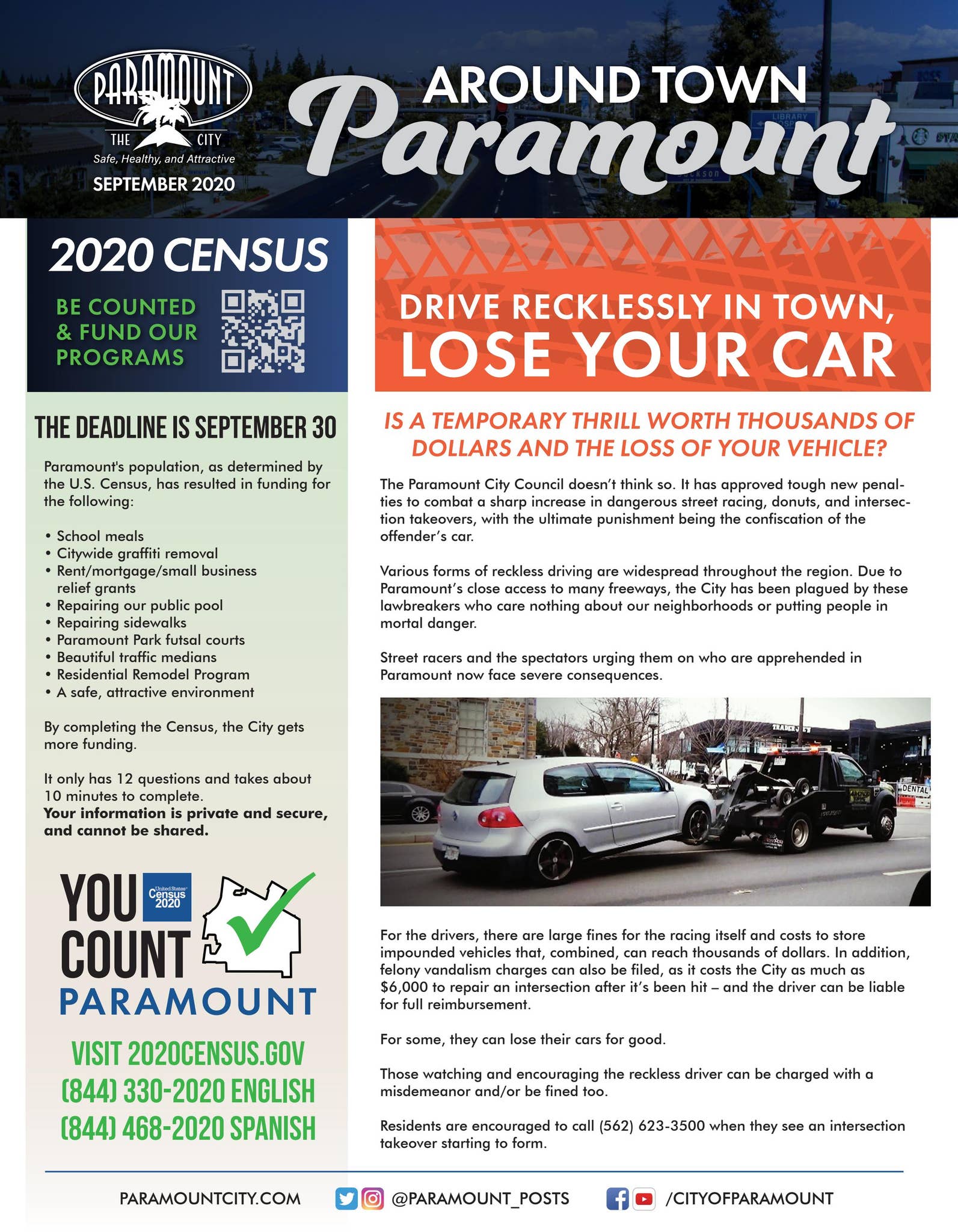 Around Town - September 2020 by City of Paramount - Issuu