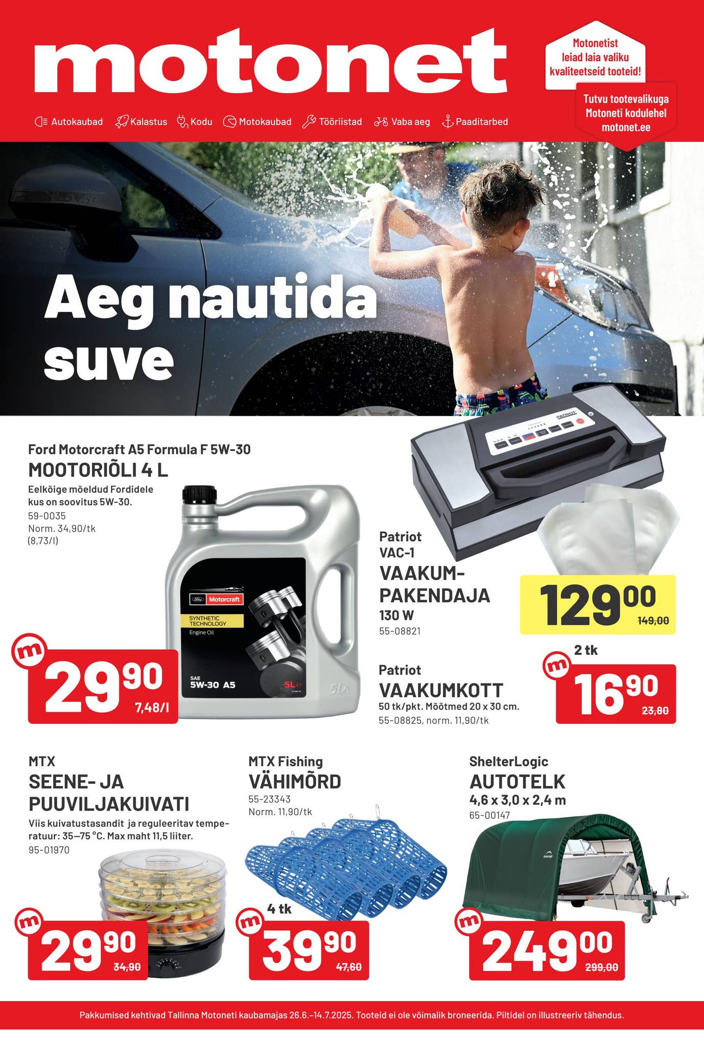 Motonet - Aeg nautida suve 26.06.-14.07.25 by Motonet Oy - Issuu