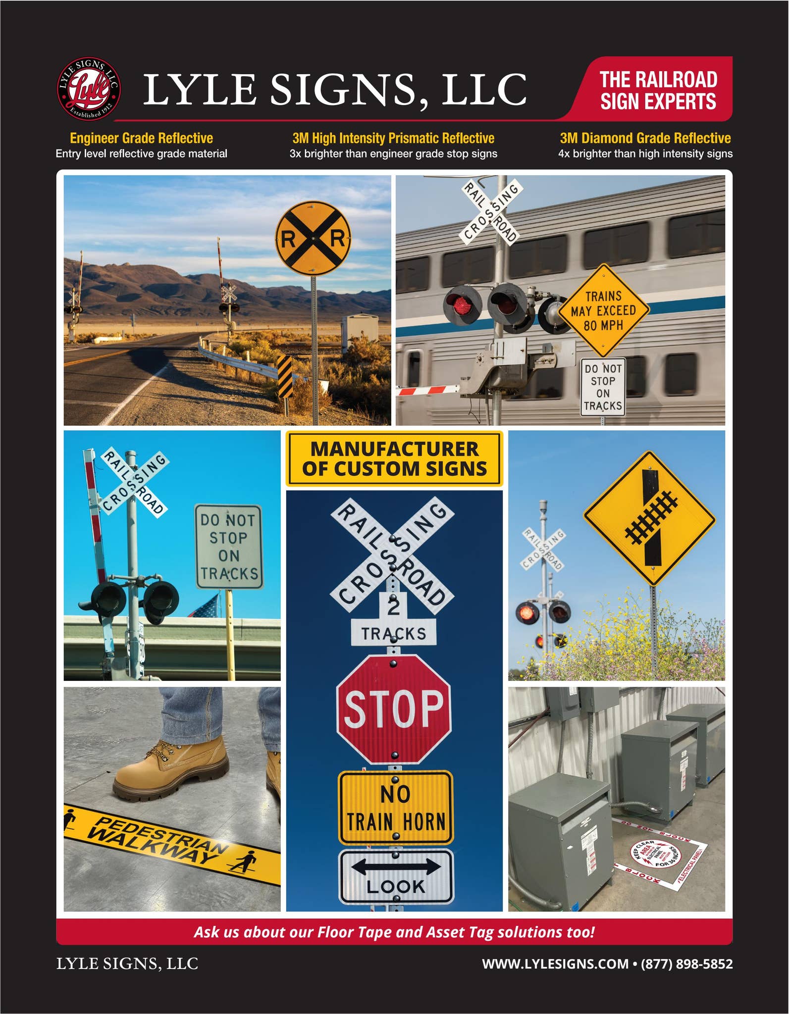 Lyle Signs Railroad Sign Catalog by Stop-Painting.com - Industrial ...