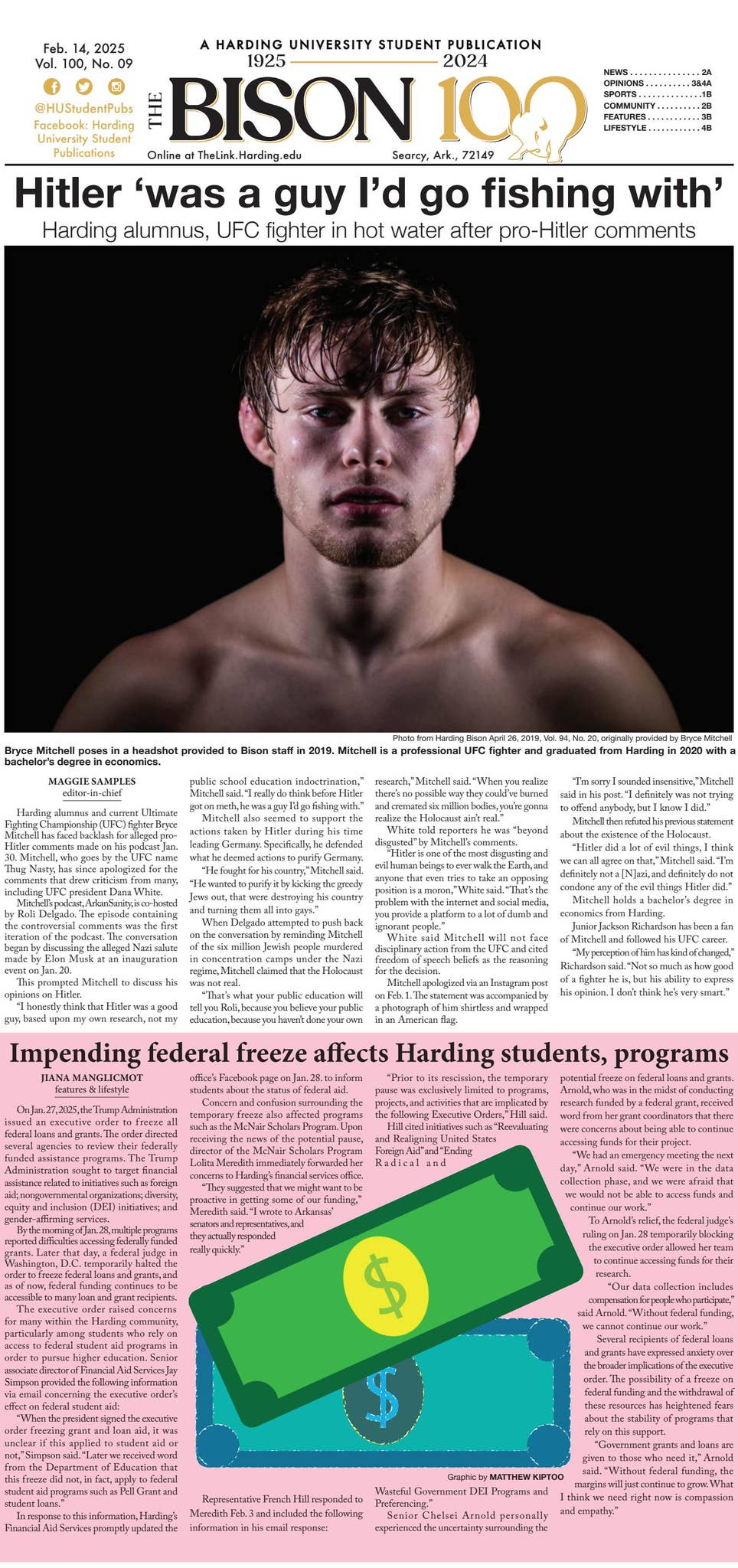 The Bison - Vol. 100 No. 09 by Harding University Student Publications - Issuu