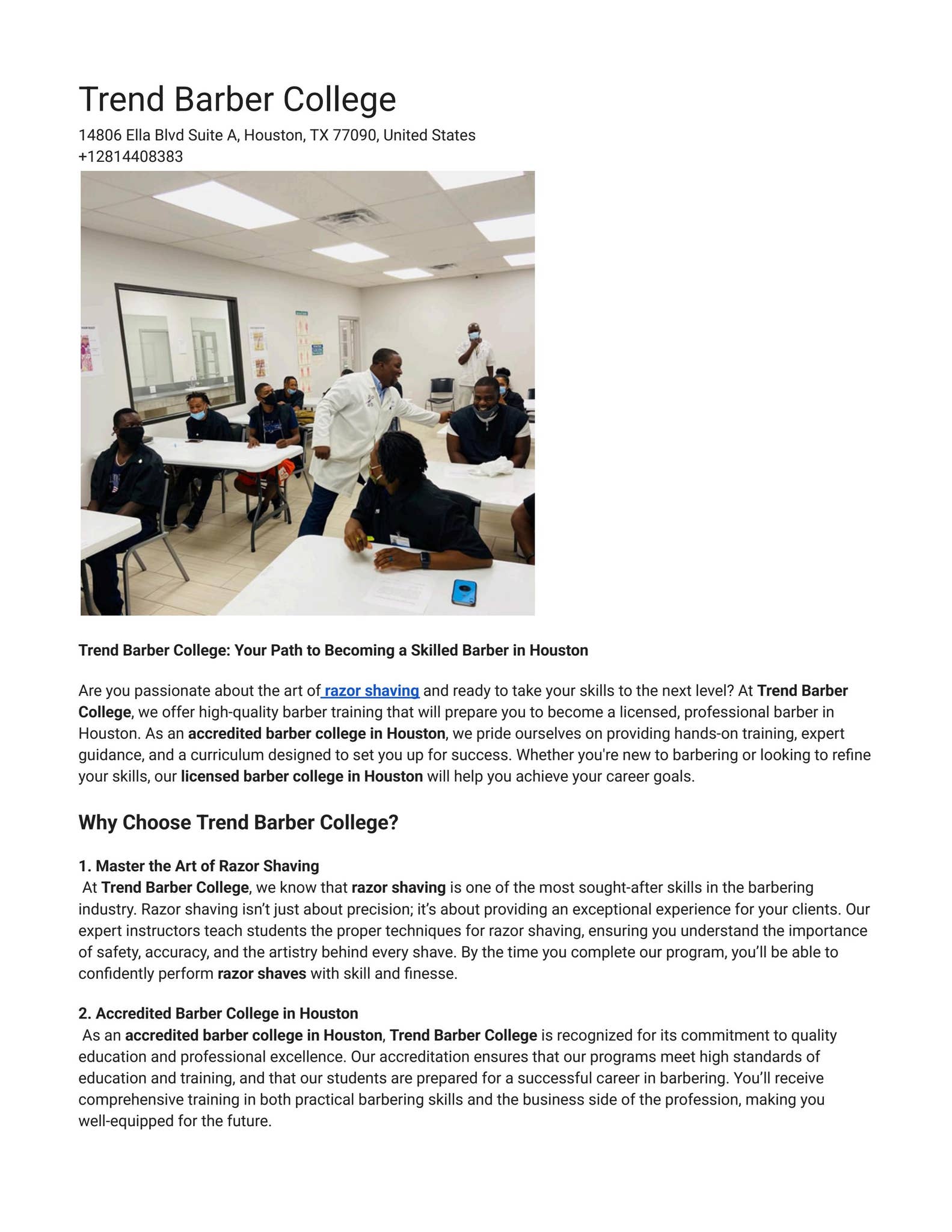 Trend Barber College by TeamDriving - Issuu