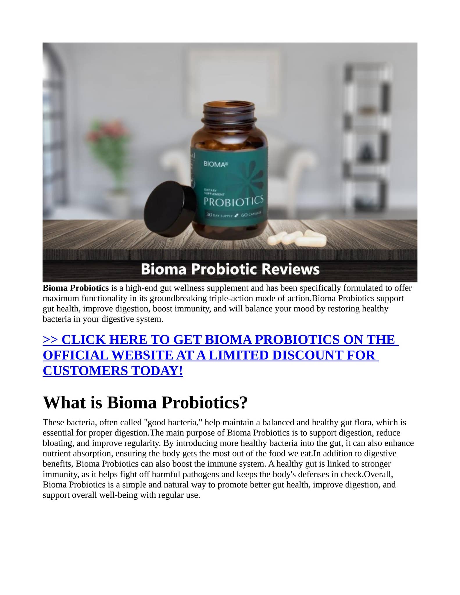 Bioma Probiotics SCAM EXPOSED By People by Yabnnkoli - Issuu