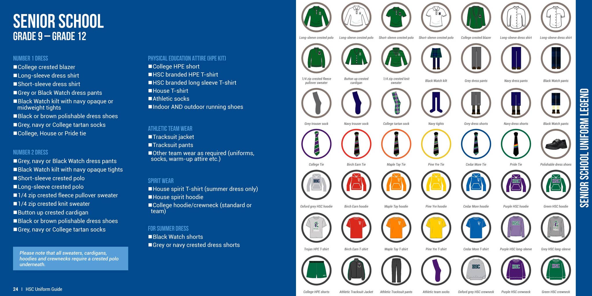 Senior School Uniform Guide by Hillfield Strathallan College - Issuu
