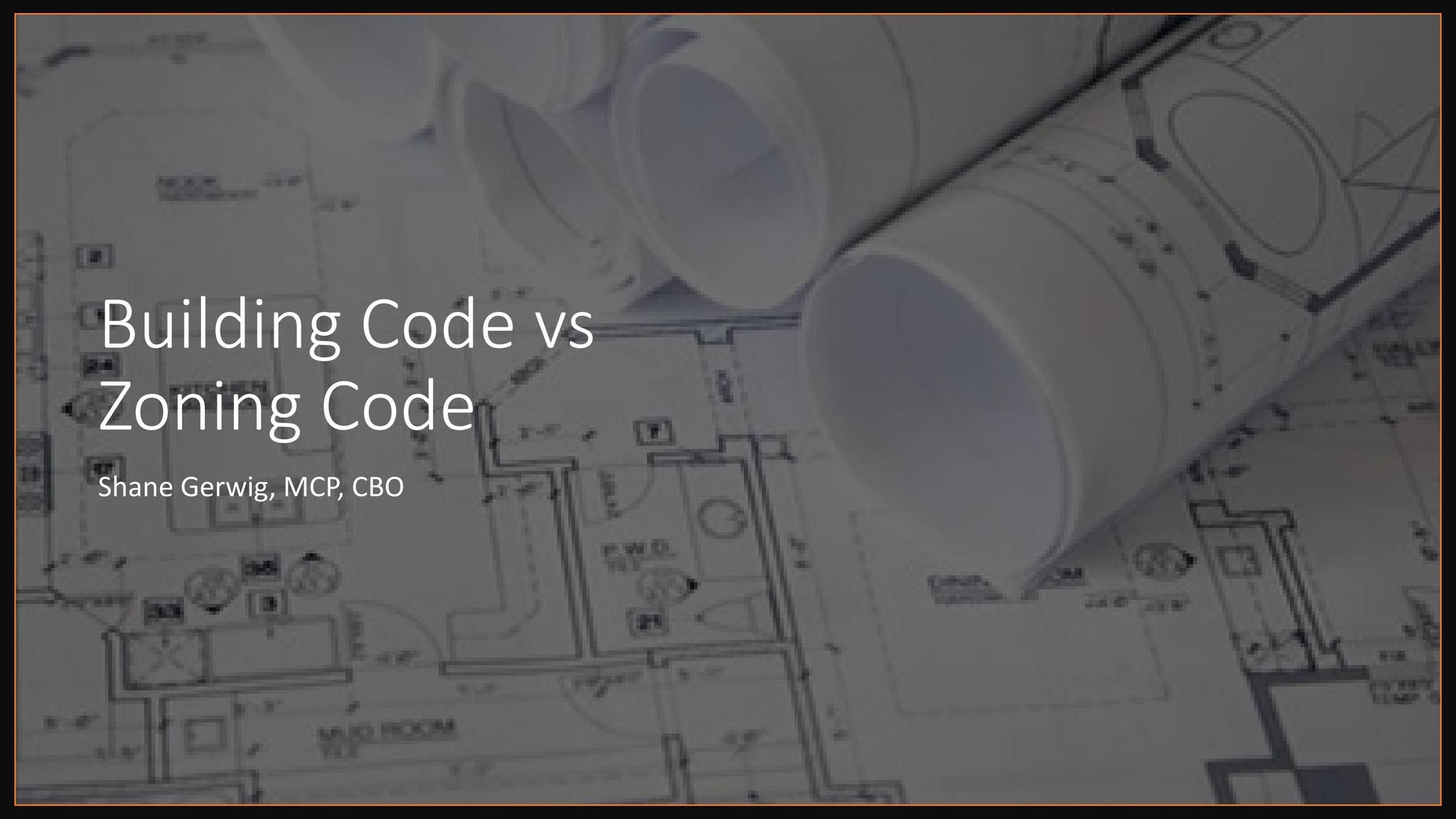 Planning Academy 101 -Building Code v Zoning Codes by APA Florida - Issuu