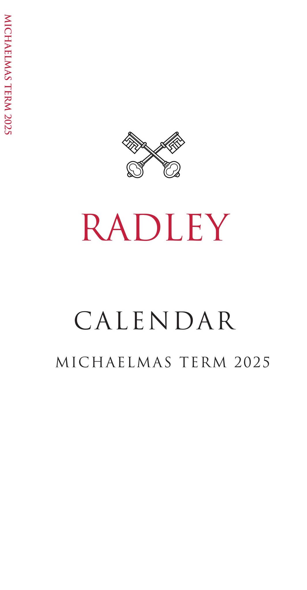 Calendar by Radley College - Issuu