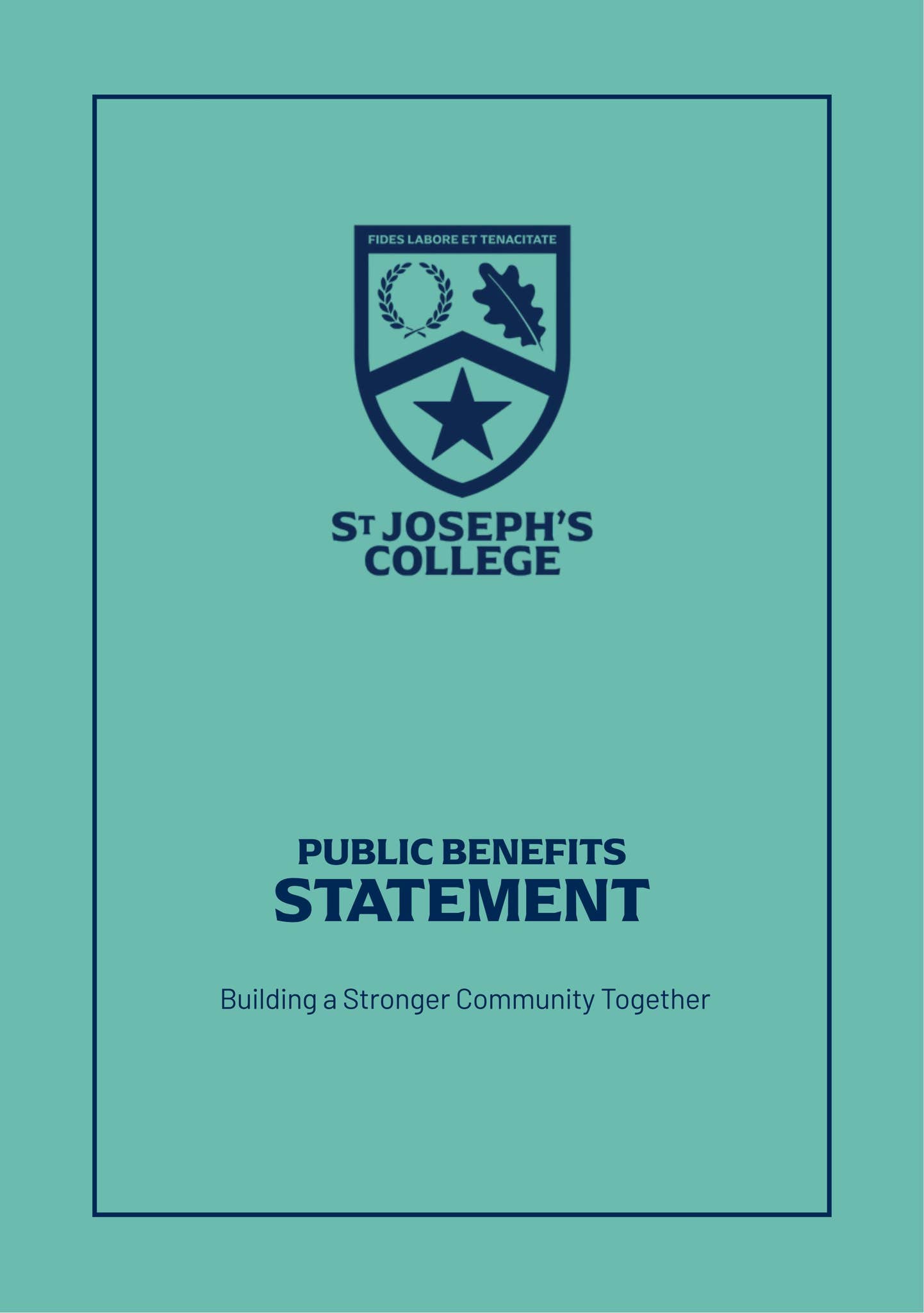 SJC Public Benefit Statement by St Joseph's College, Ipswich - Issuu