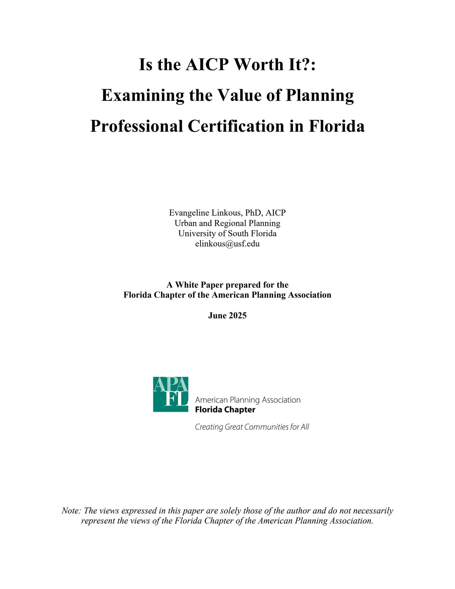 Is the AICP Worth It?: Examining the Value of Planning Professional ...