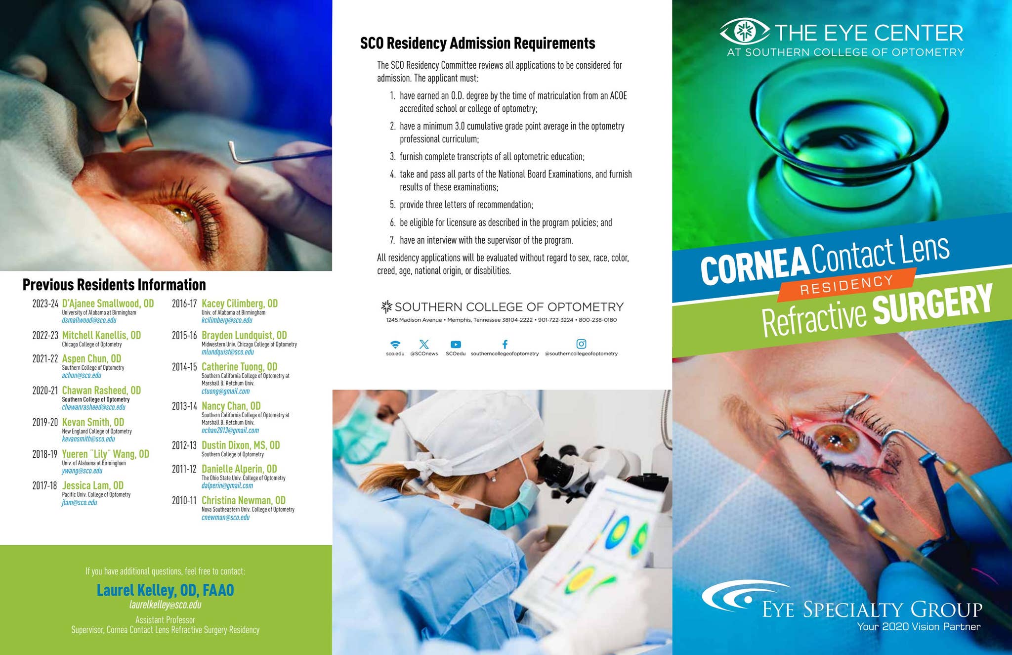 2025 CCL Residency brochure by Southern College of Optometry - Issuu
