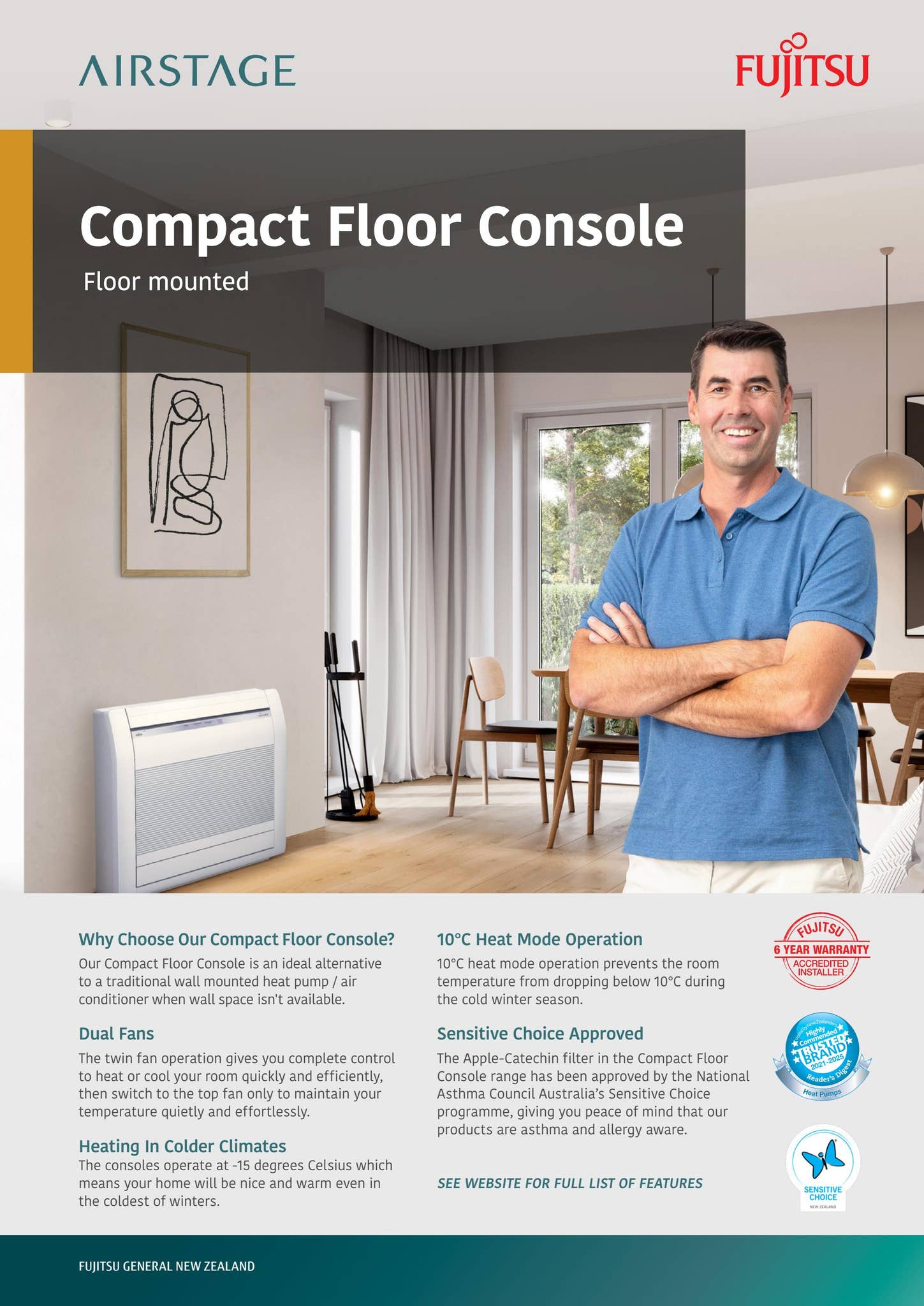 Fujitsu General NZ - Compact Floor Console Mini Brochure by General ...