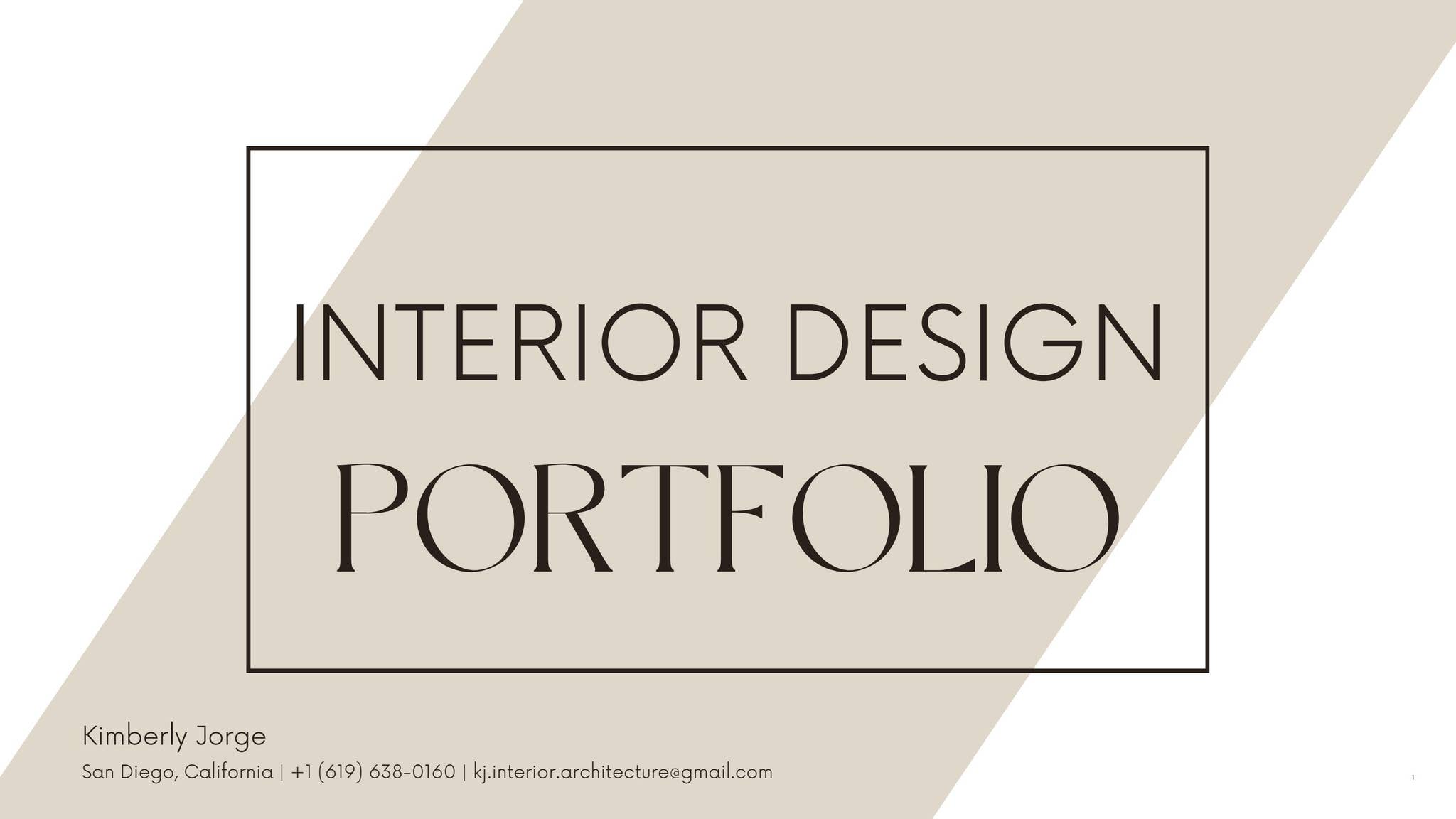 Interior Design Portfolio by Kimberly Jorge - Issuu