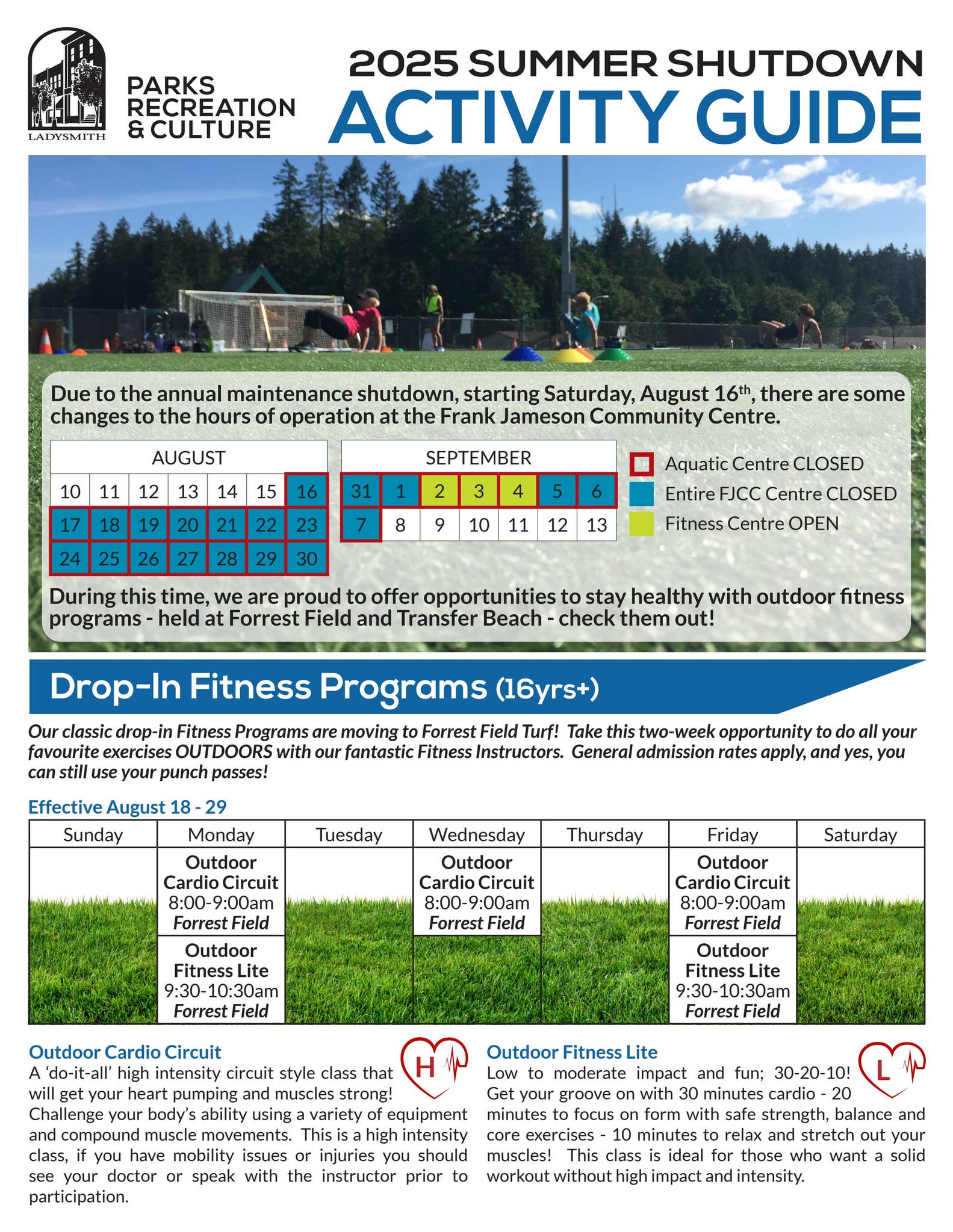 2025 Summer Shutdown Activity Guide by Town of Ladysmith - Issuu