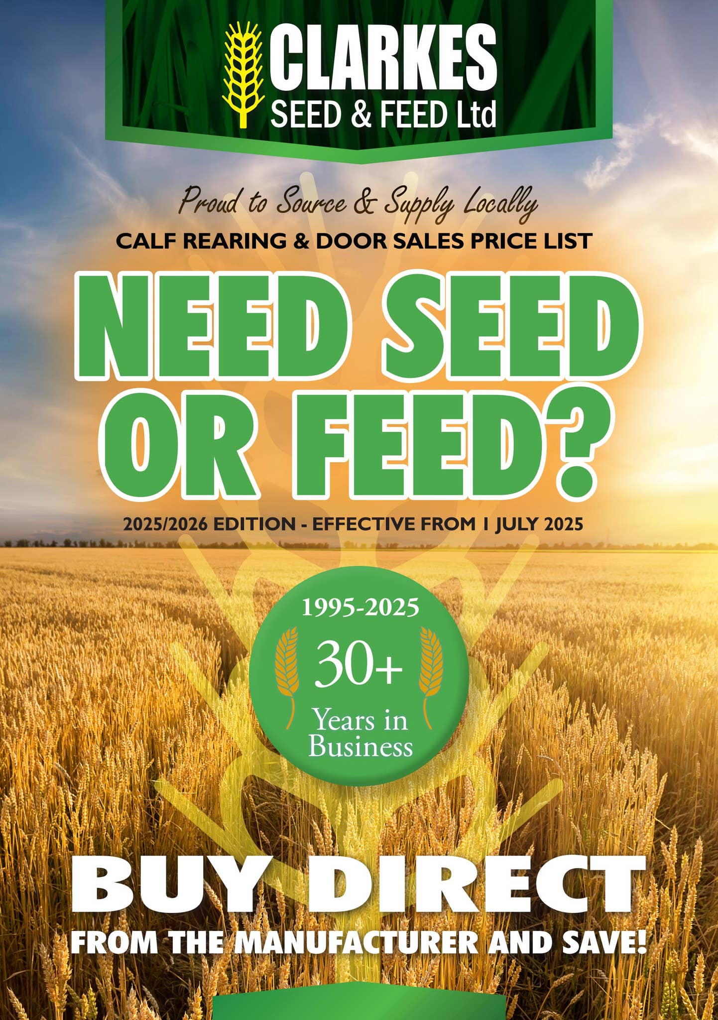 Clarkes Seed & Feed - Price List Booklet - Centre Spread by Craigs ...