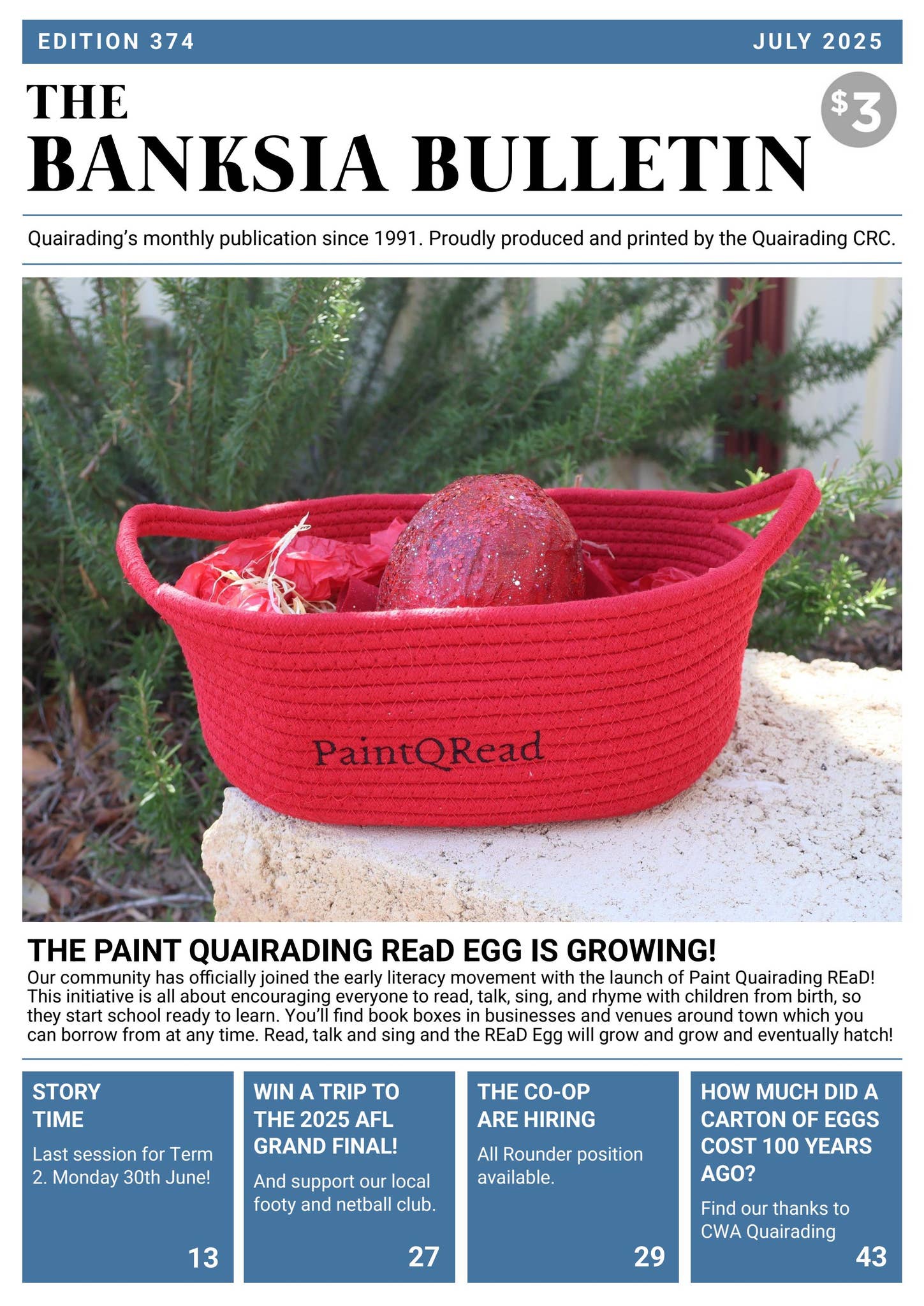 Banksia Bulletin July 2025 by QuairadingCRC - Issuu