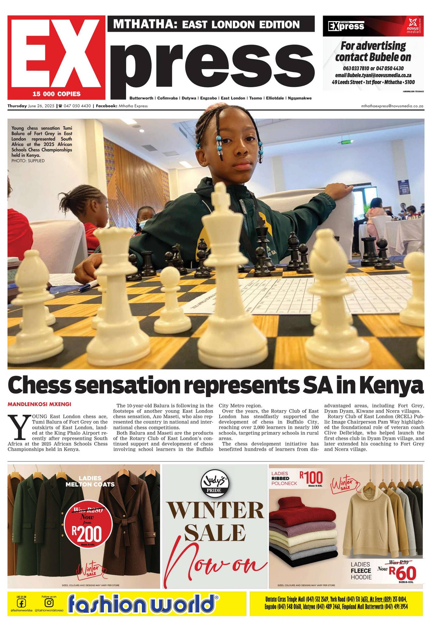 Mthatha Express South E-edition 26 June 2025 by Novus Media - Issuu