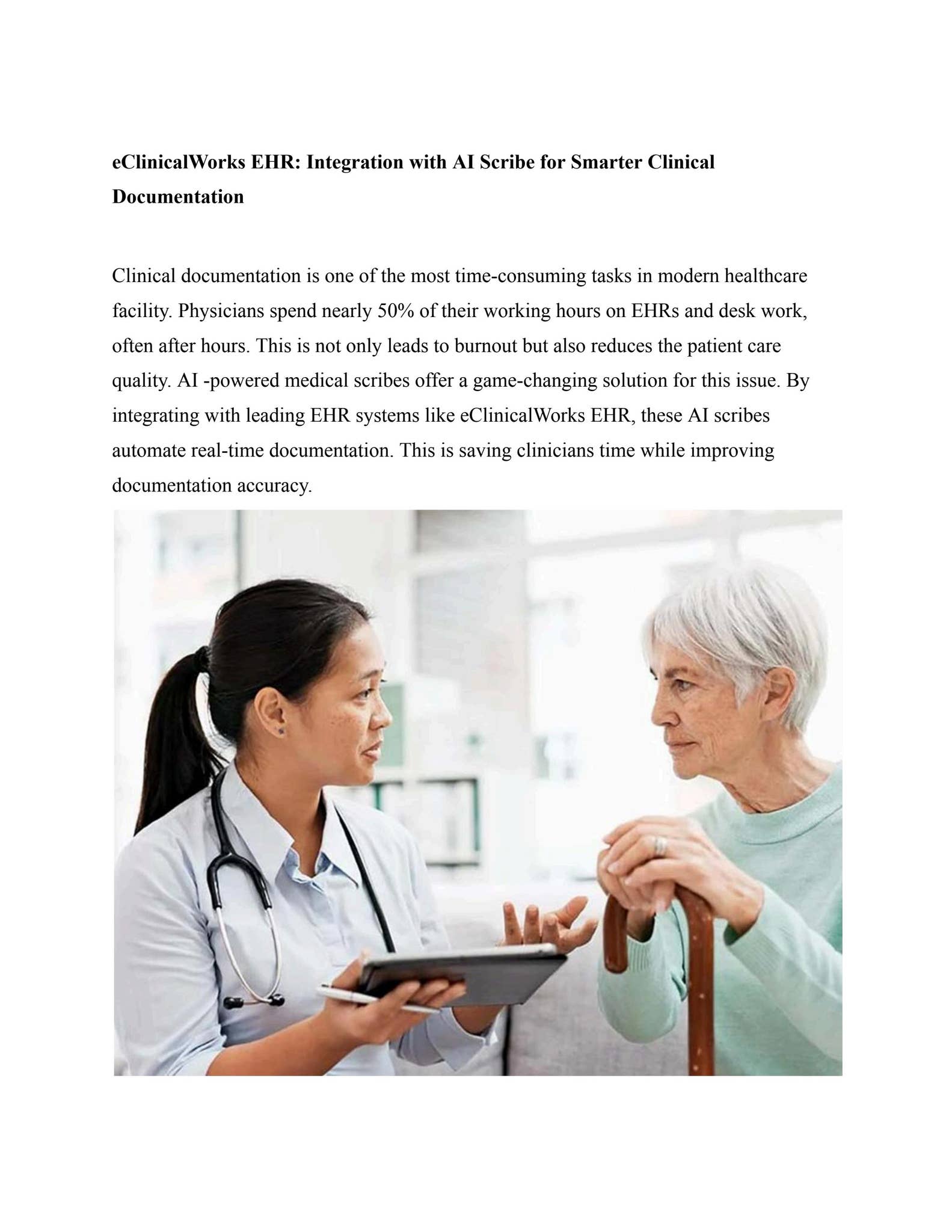 eClinicalWorks EHR_ Integration with AI Scribe for Smarter Clinical ...