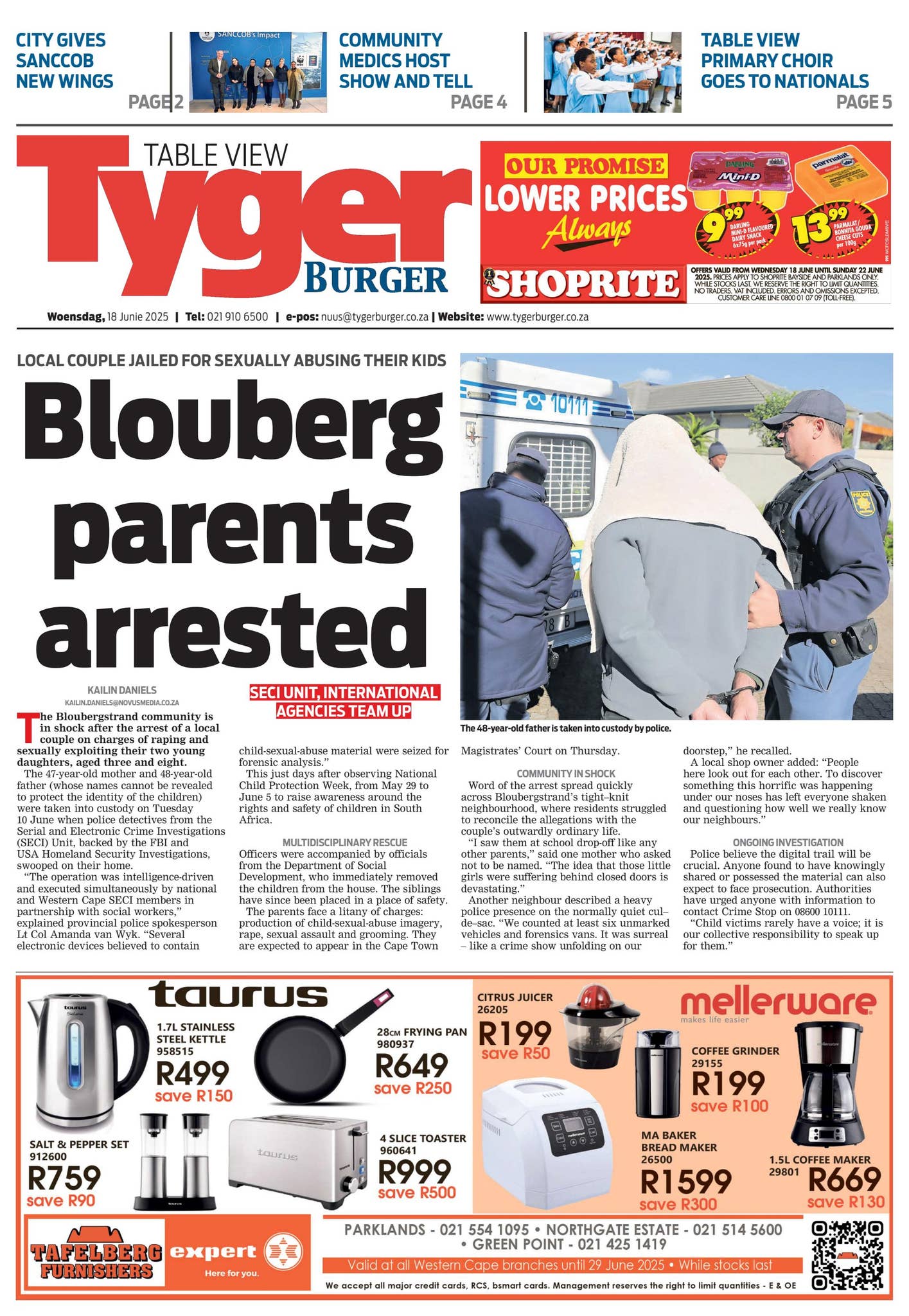 TygerBurger Table View E-Edition 18 June 2025 by Novus Media - Issuu