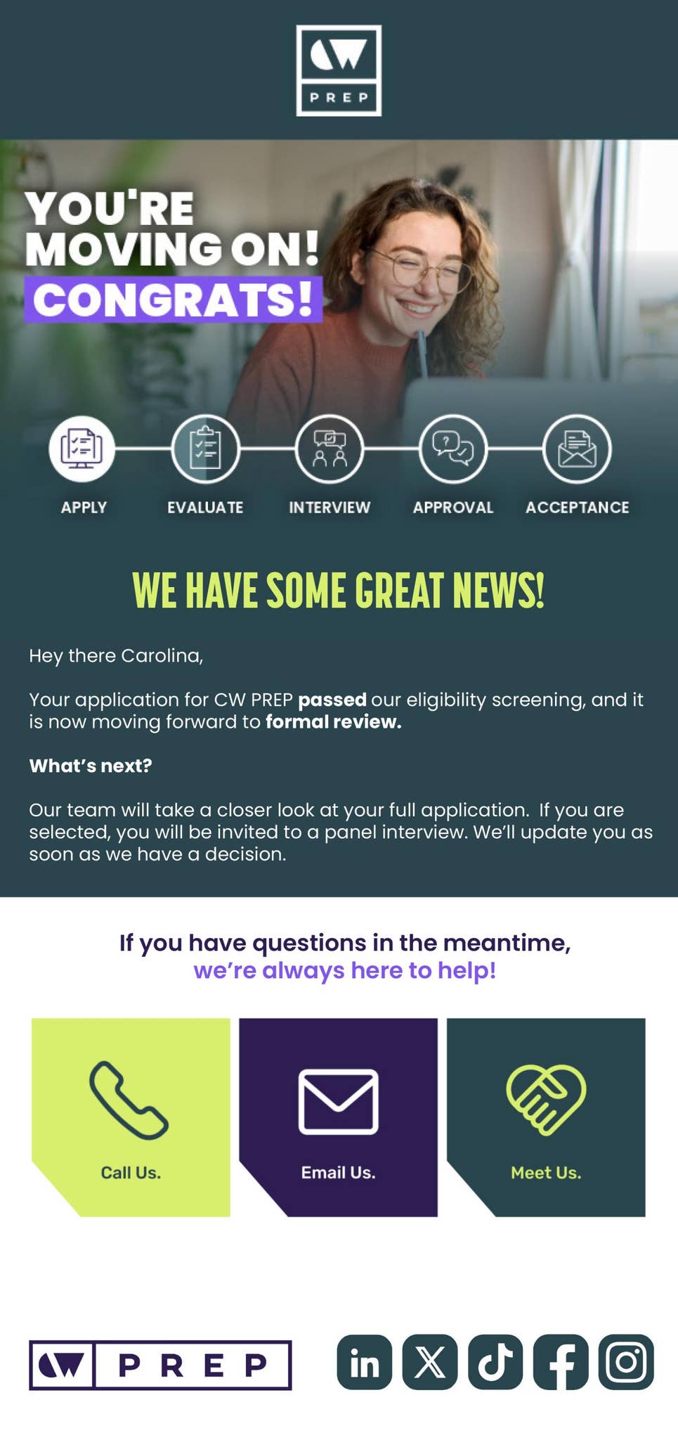 Cw Prep Application Journey Email 2 By Cw Prep Issuu
