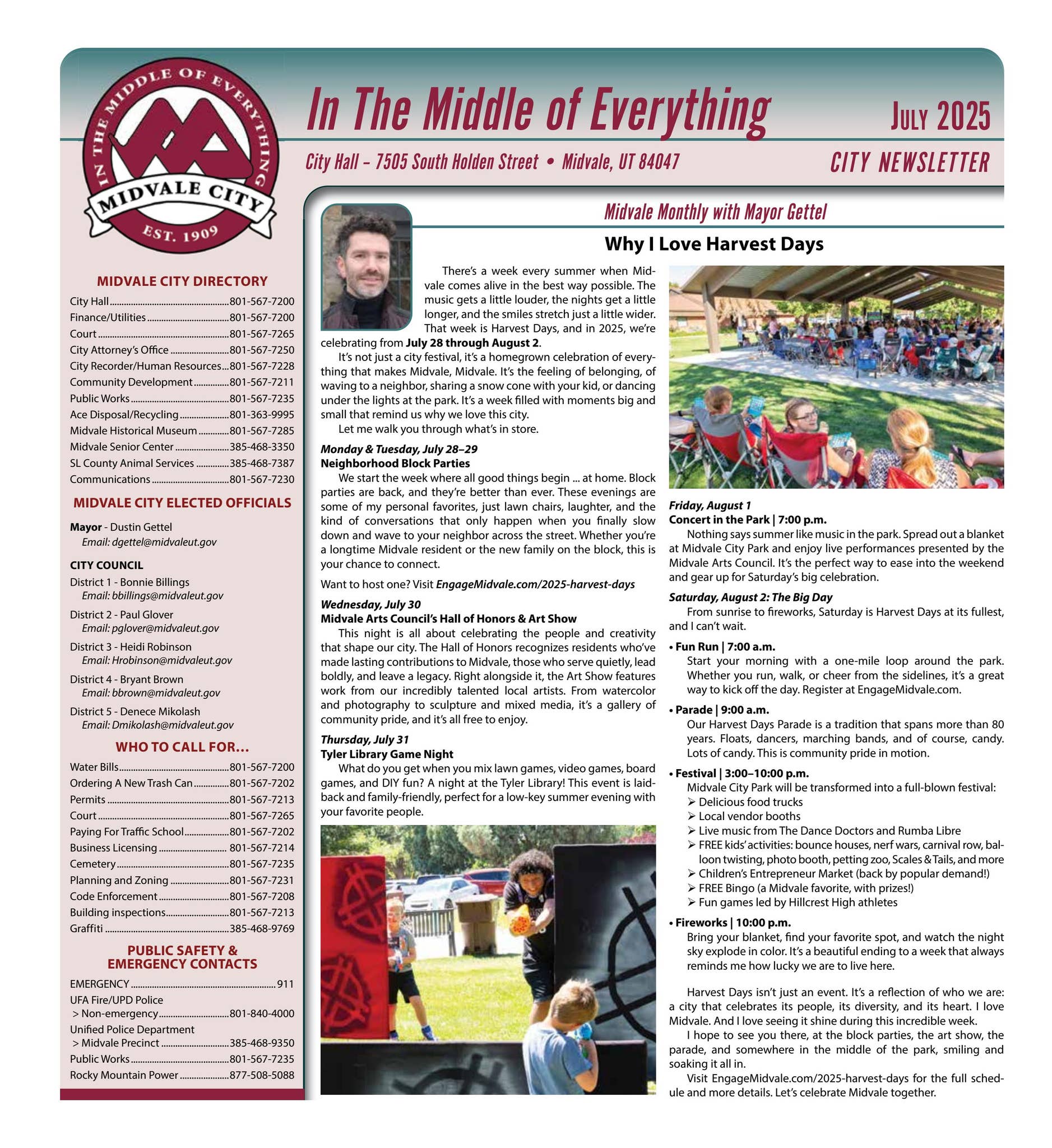 Midvale City Newsletter | July 2025 by The City Journals - Issuu