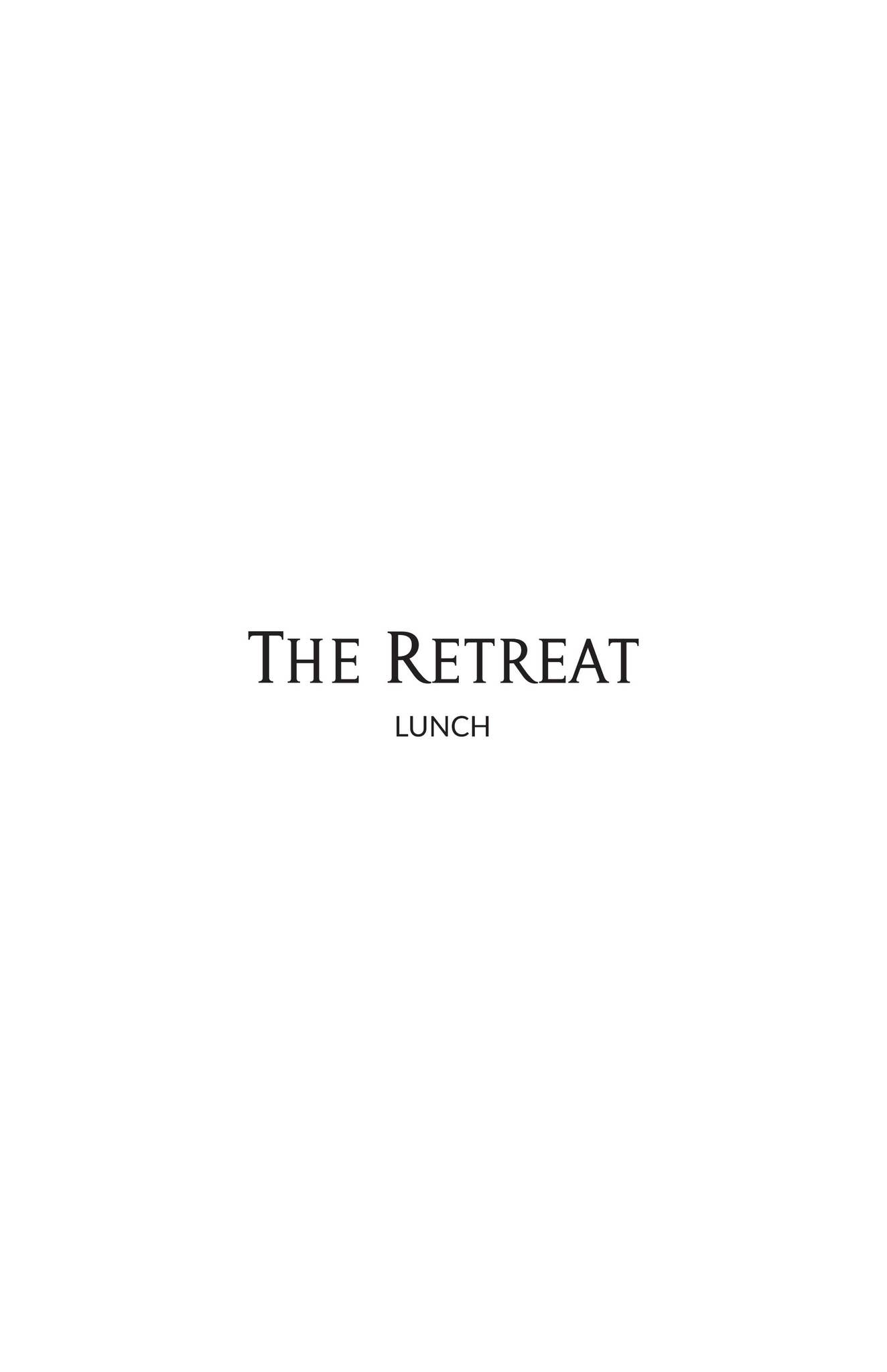 InterContinental Maldives The Retreat Lunch Menu by InterContinental ...
