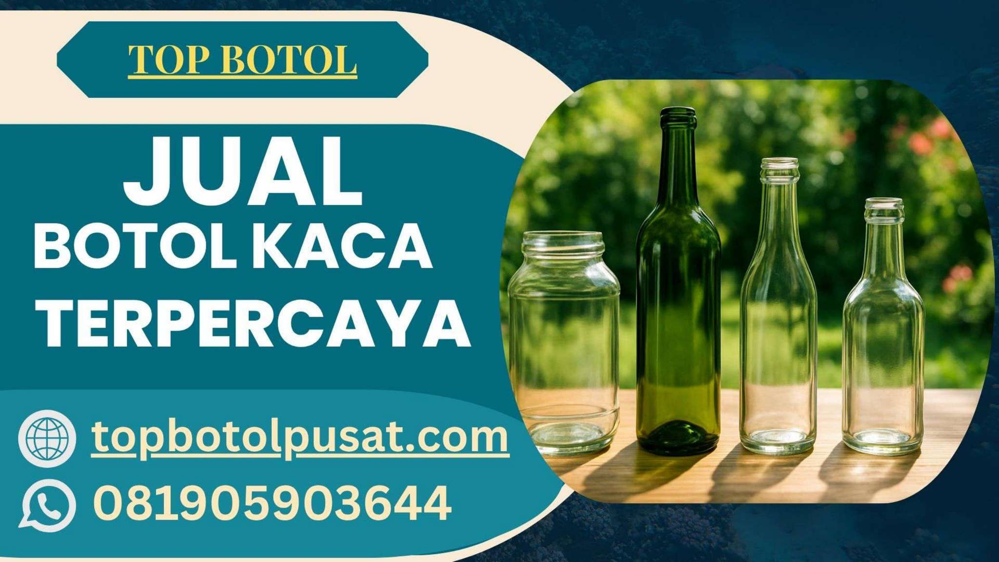 2TLP/WA 081905903644 Jual Botol Kaca Bisa Pesan Satuan Maupun Grosir ...