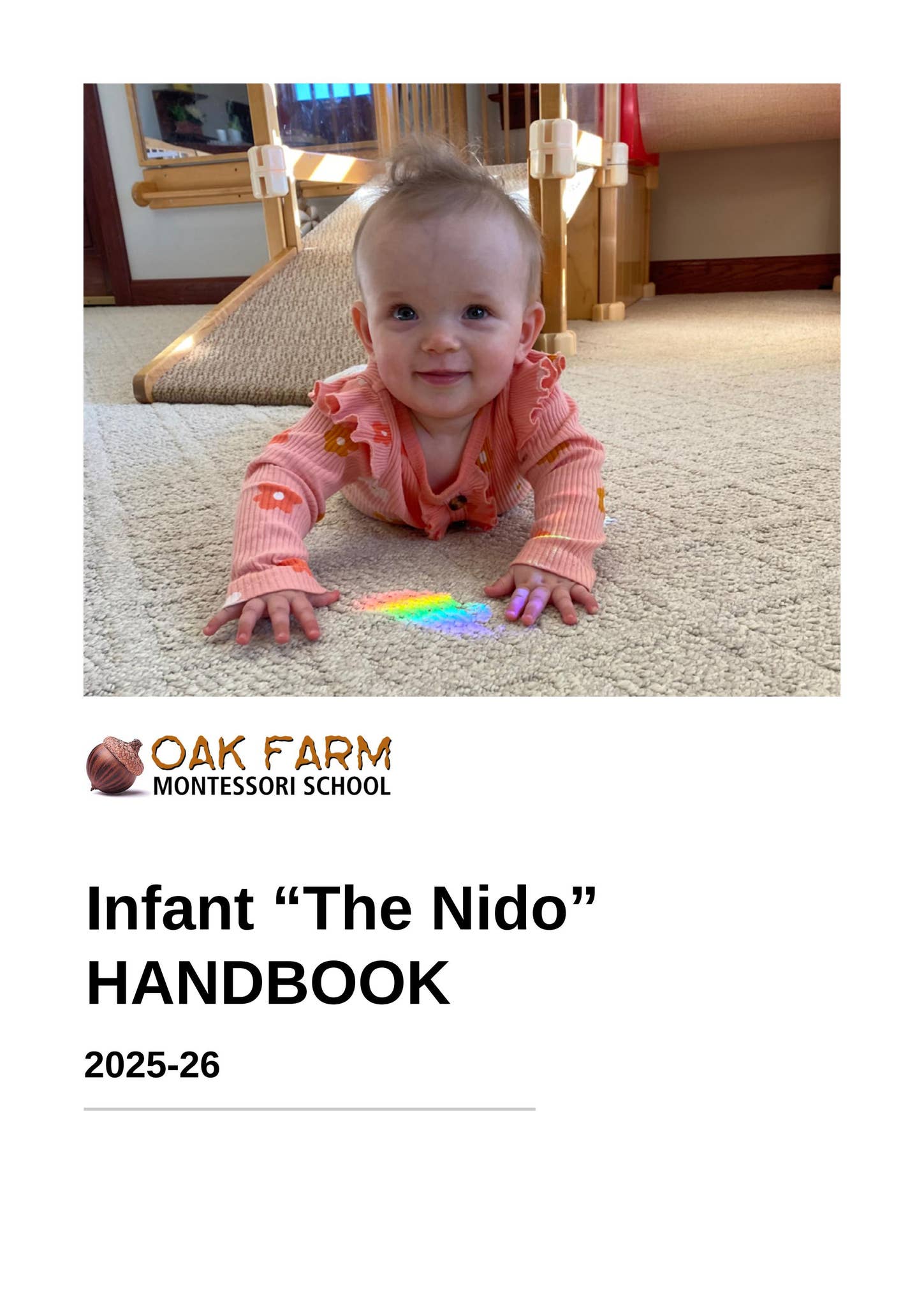 25-26 Infant Handbook Final by Oak Farm Montessori School - Issuu