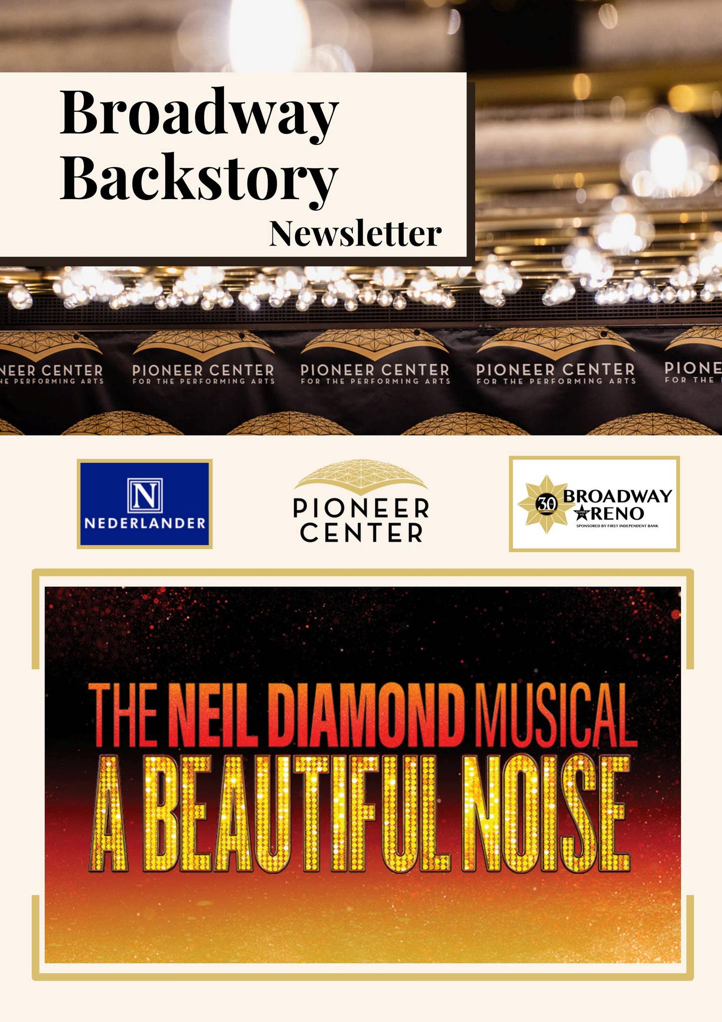 Broadway Backstory - A Beautiful Noise by pioneercenterreno - Issuu