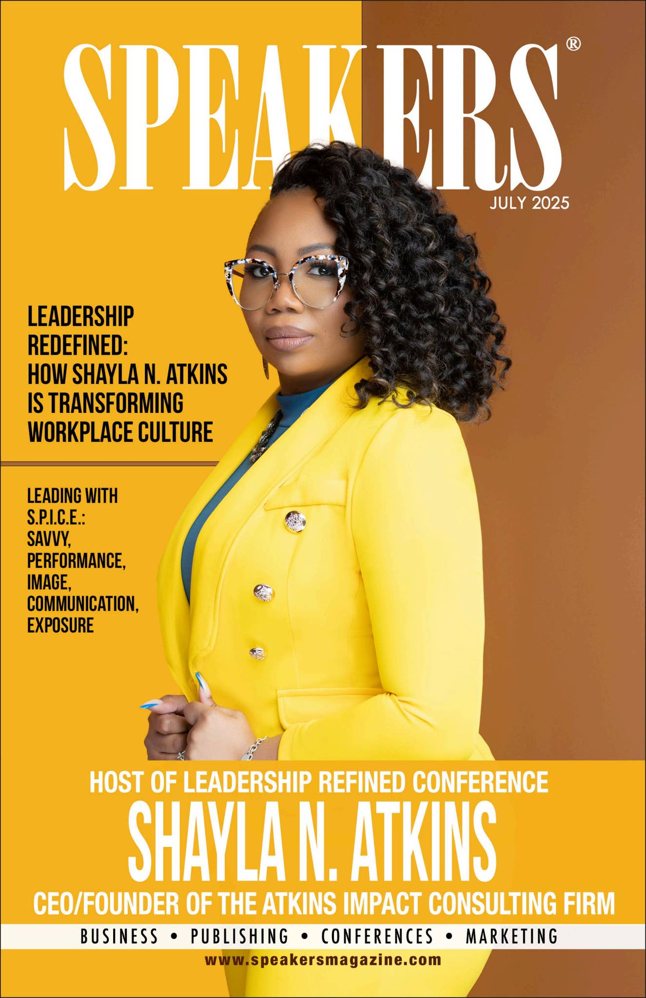 Speakers Magazine JULY 2025 featuring Shayla N. Atkins by Dr. Pam Perry ...