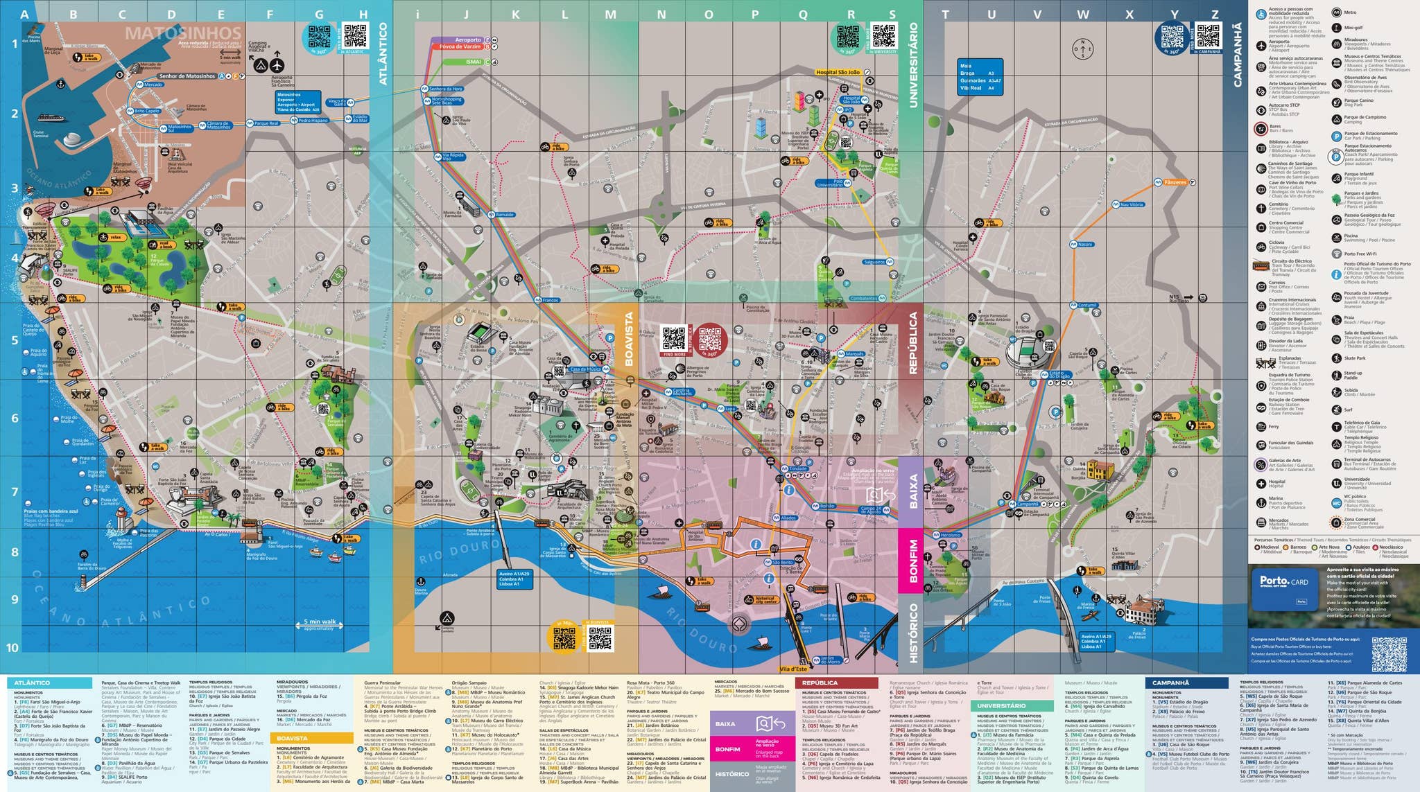 Mapa Turístico do Porto by Portal de Turismo do Município do Porto ...