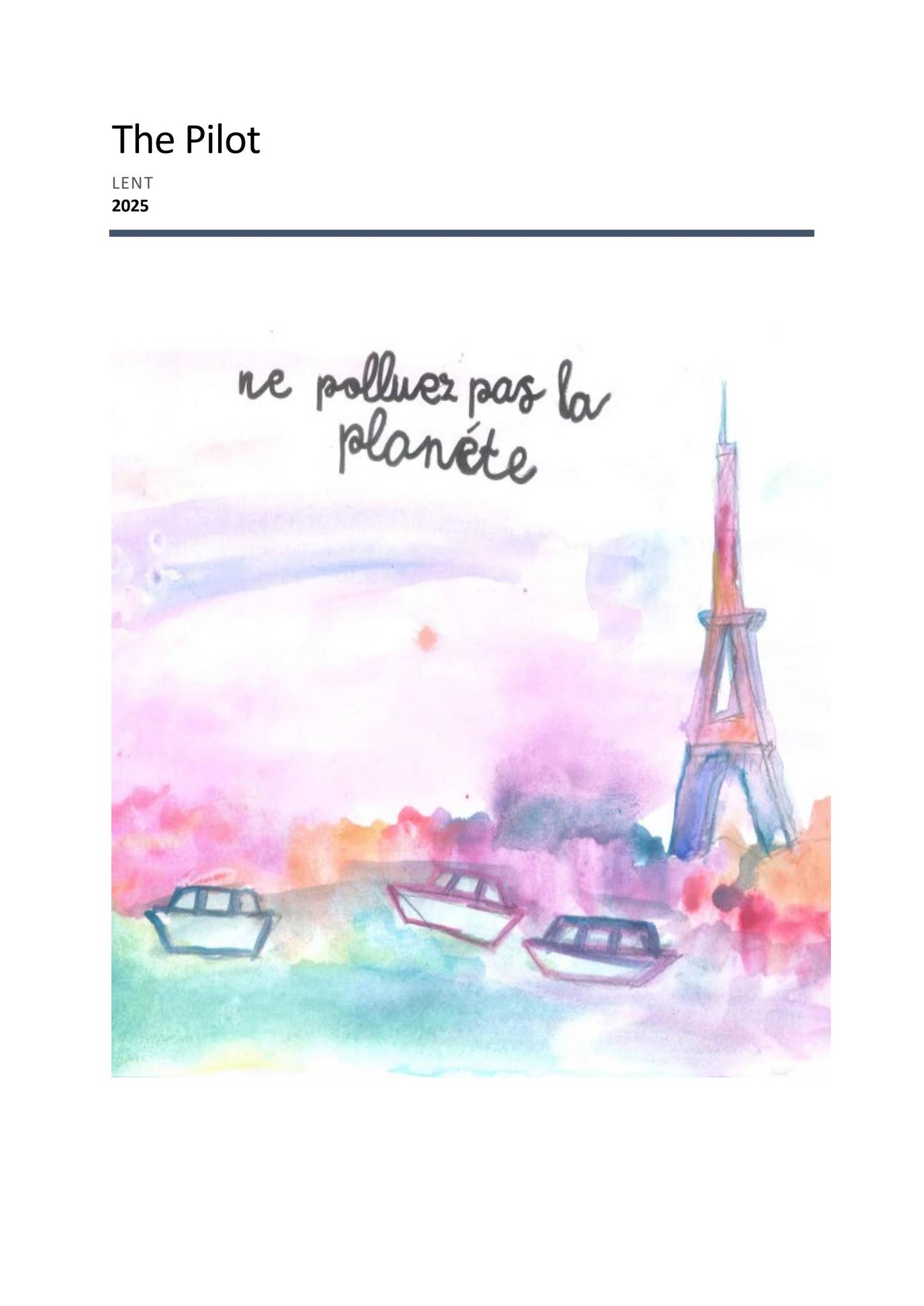 The Pilot Lent 25 by Chigwell School - Issuu