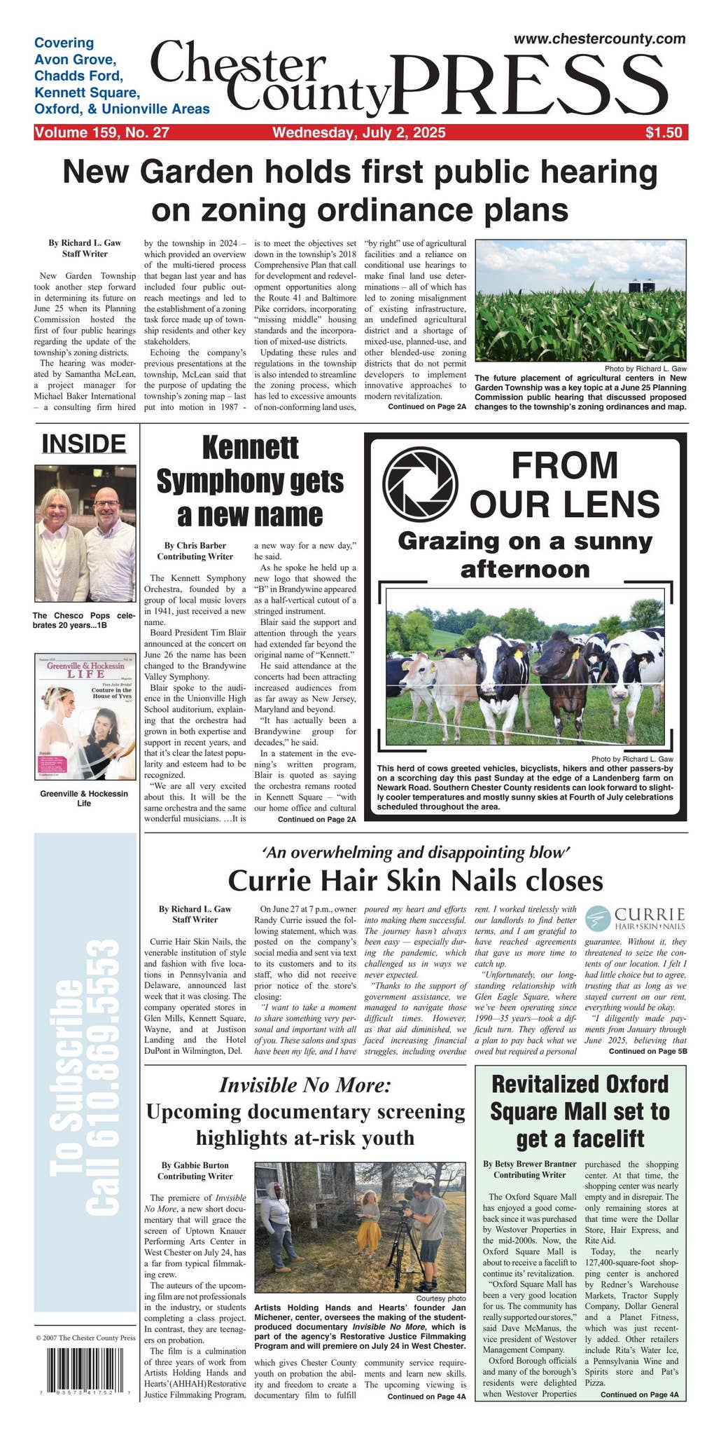 Chester County Press 07-02-2025 Edition by Ad Pro Inc. - Issuu