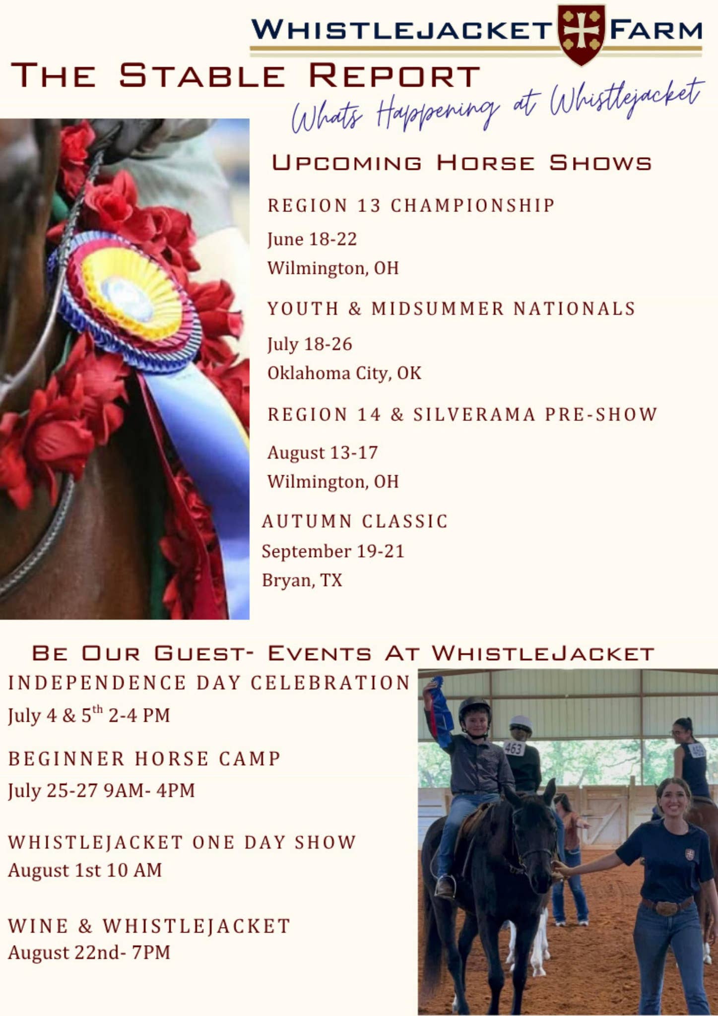 Whistlejacket Farm Stable Report by Arabian Horse Times - Issuu