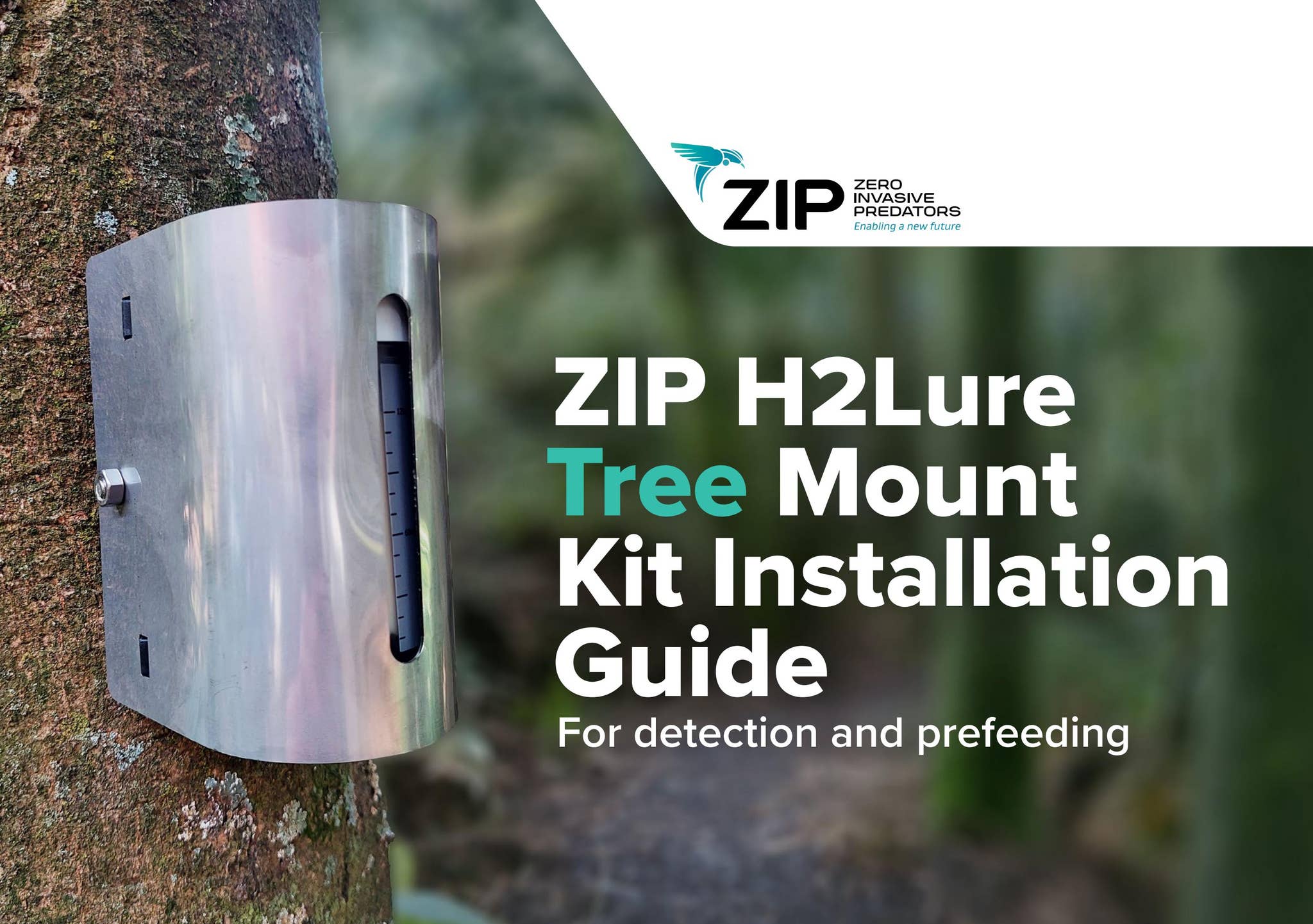 ZIP H2Lure Tree Mount Kit Installation Guide by Zero Invasive Predators ...