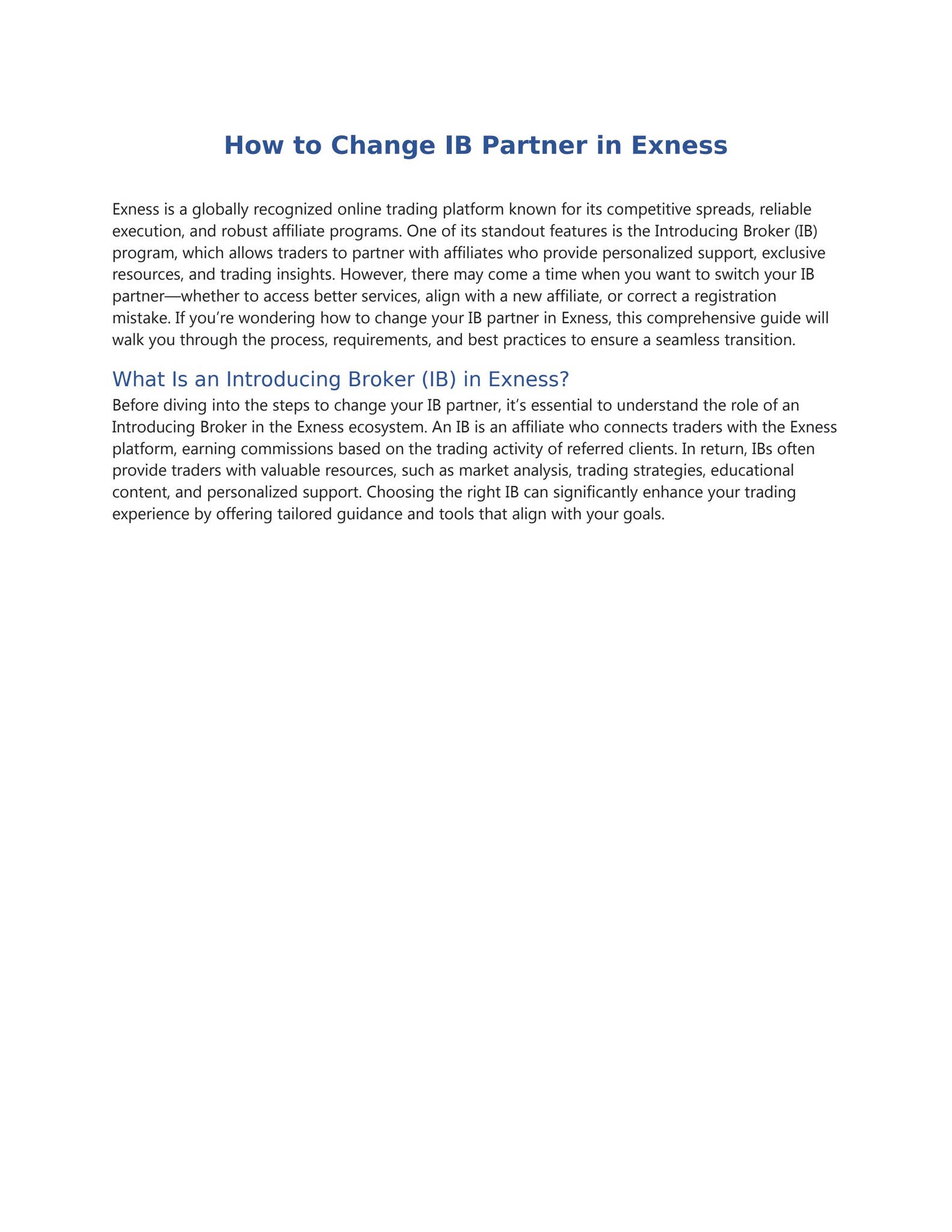 Change IB Exness by Exness_Review - Issuu