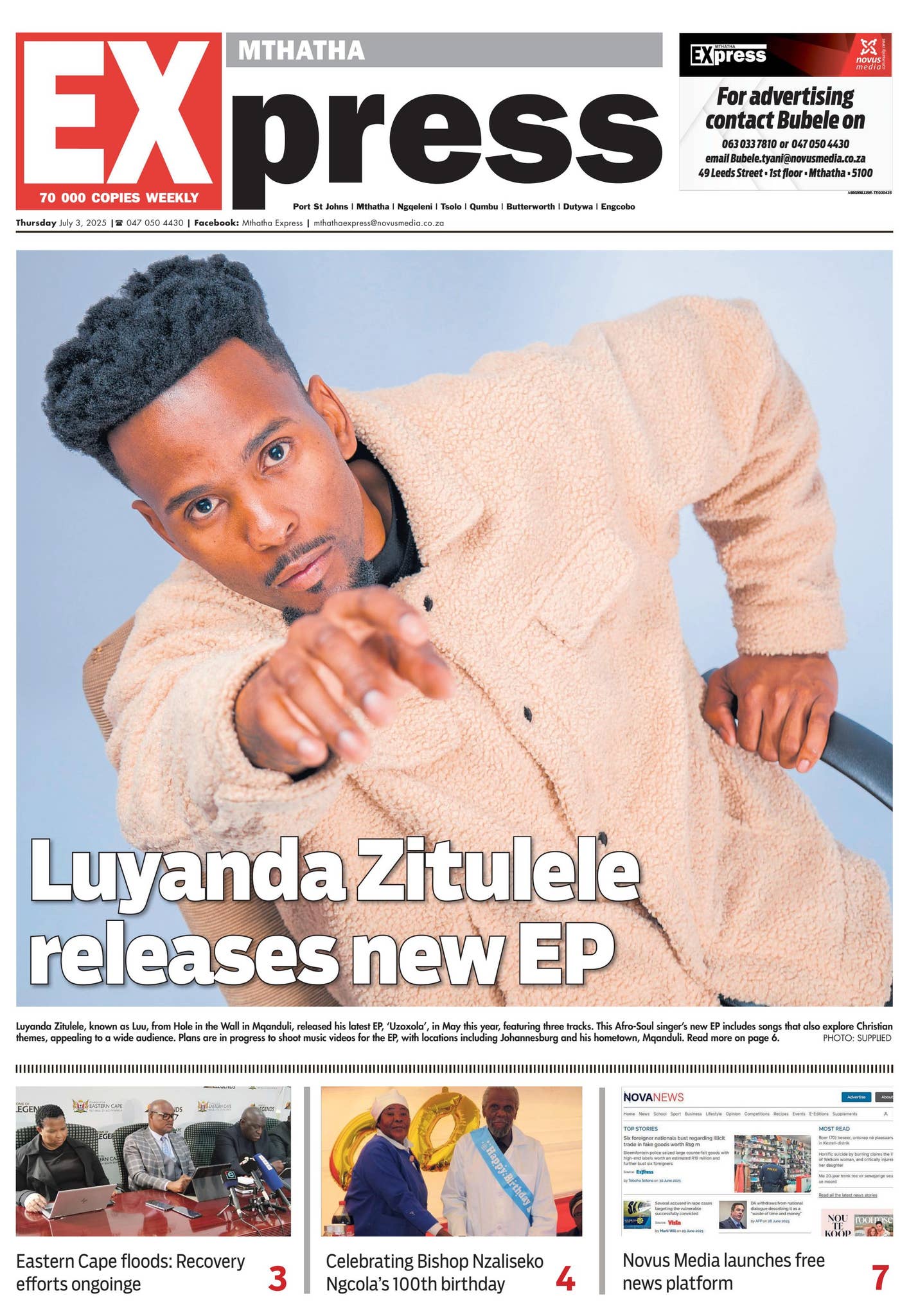Mthatha Express South E-edition 3 July 2025 by Novus Media - Issuu
