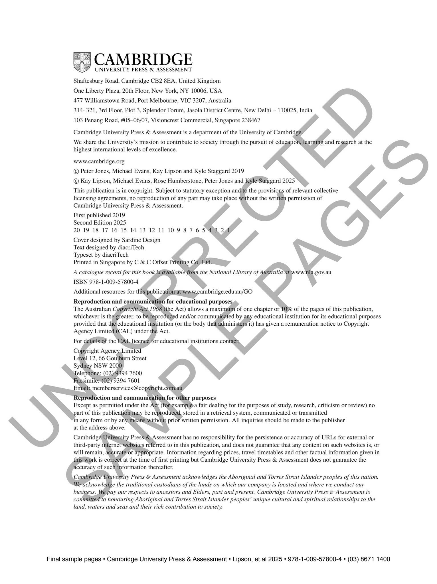 Cambridge Senior Maths for QLD General Mathematics 3&4 2ed ...