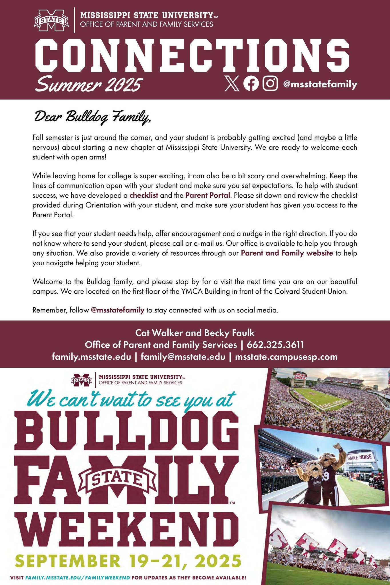 Parent & Family Services | 2025 Summer Newsletter by MSSTATE - Issuu