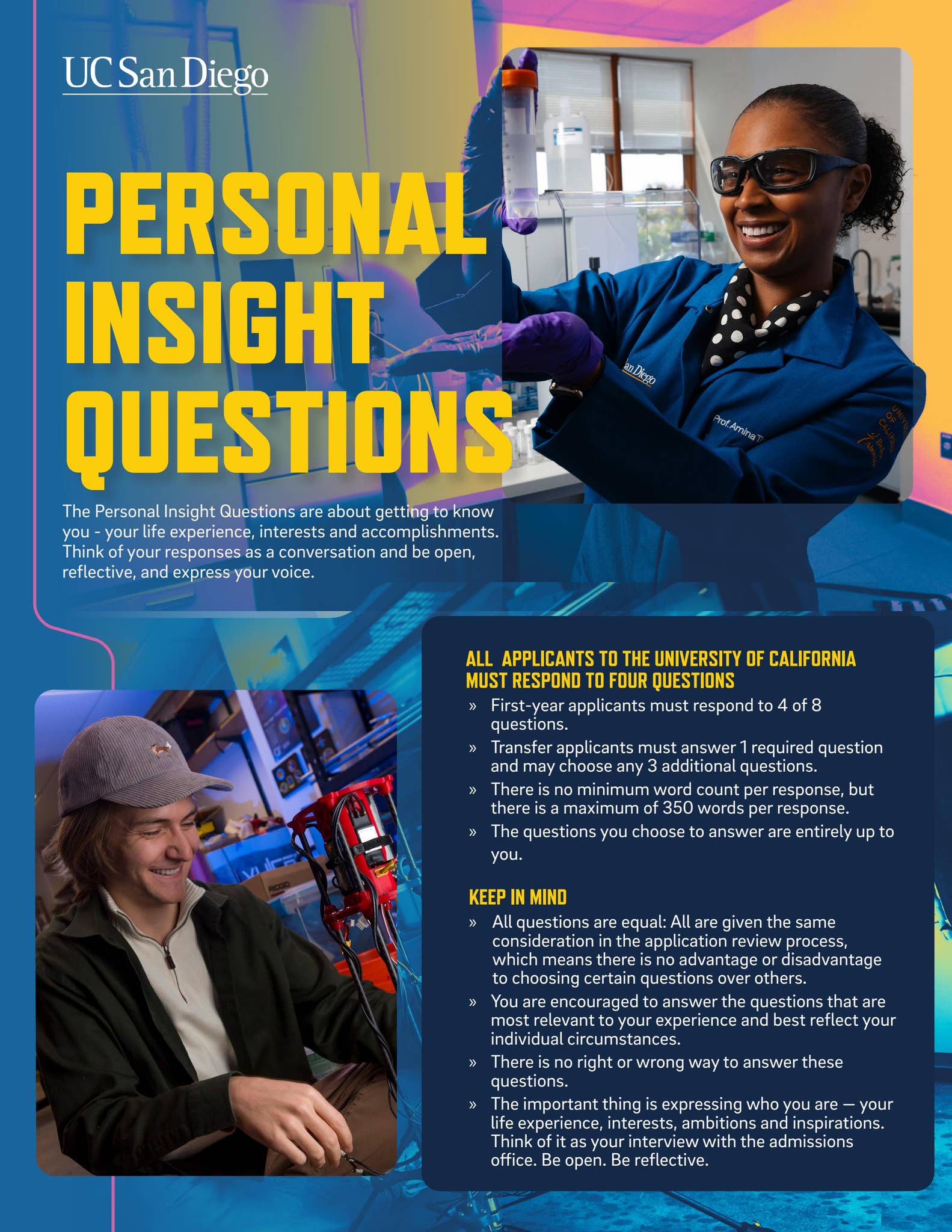 Personal Insight Questions by UC San Diego Admissions - Issuu