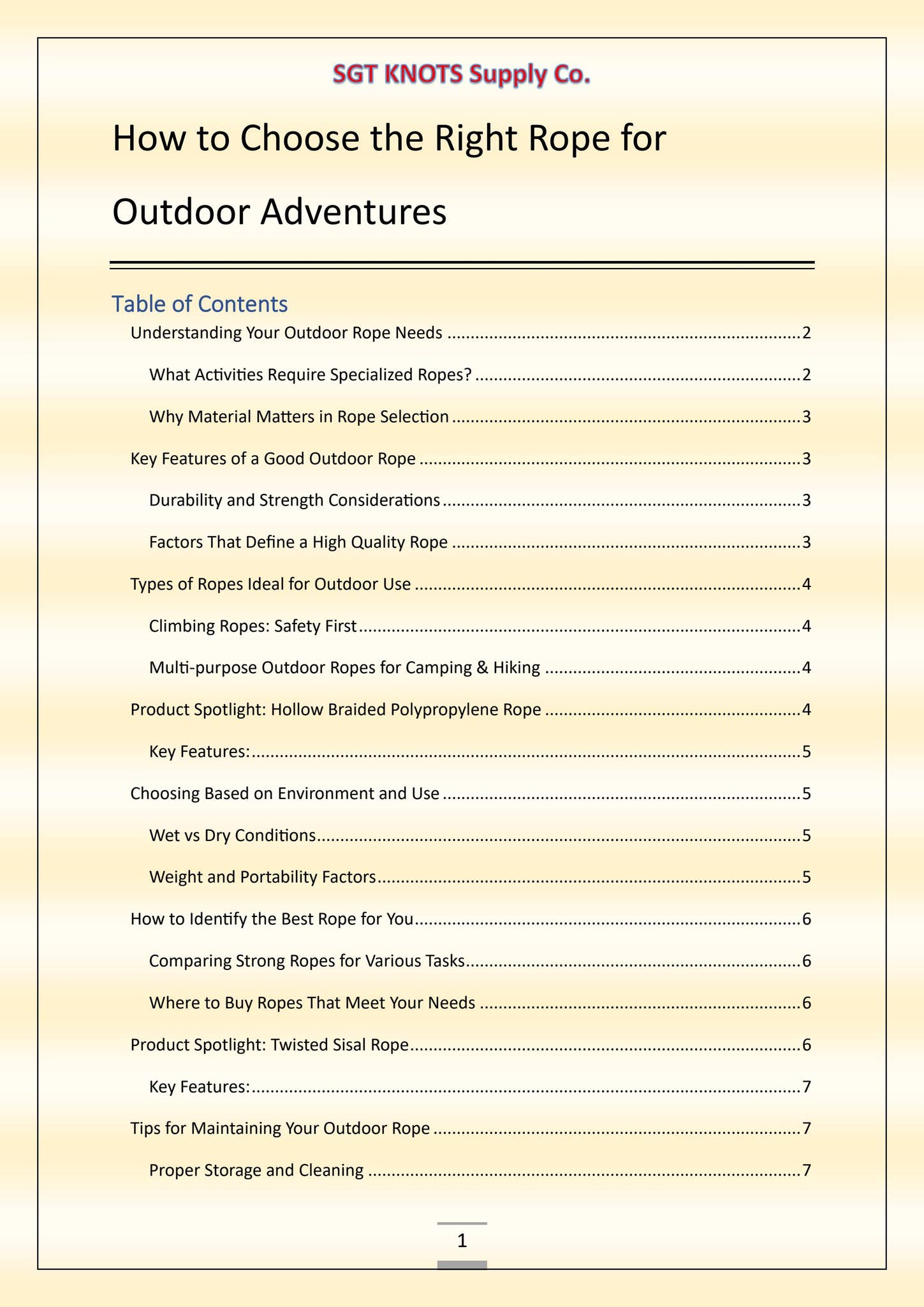 How to Choose the Right Rope for Outdoor Adventure by Web Cures Digtal ...