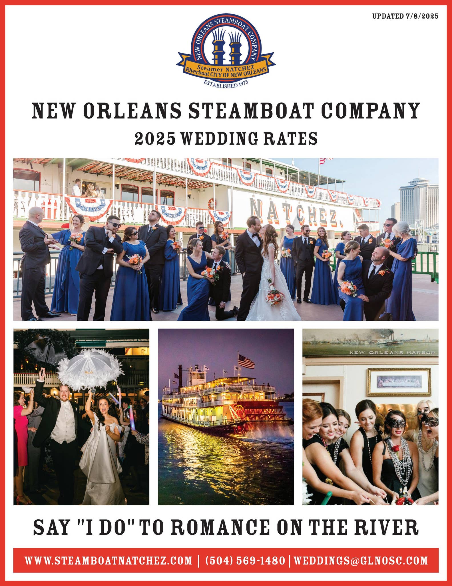 New Orleans Steamboat Company 2025 Wedding Packet by Location Google ...