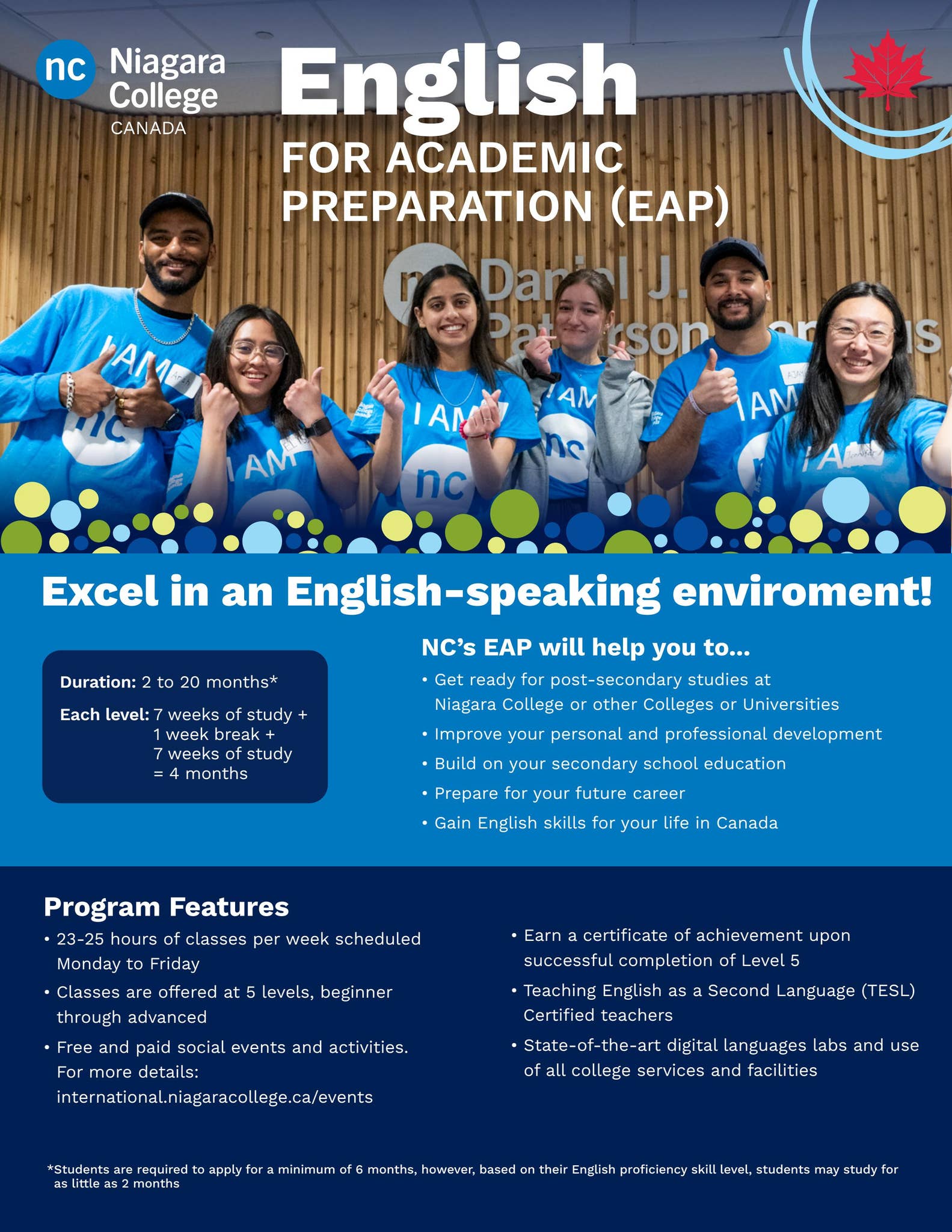 Niagara College EAP brochure 2026 by Niagara College International - Issuu