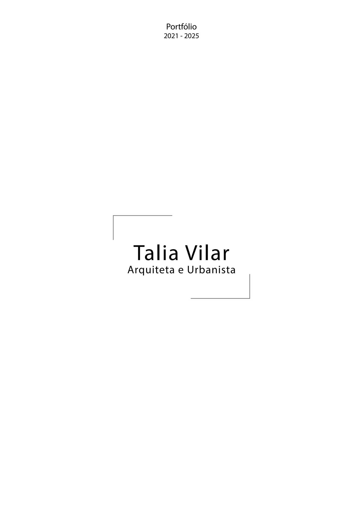 Portfólio Talia Vilar | Arquitetura by Talia Vilar - Issuu